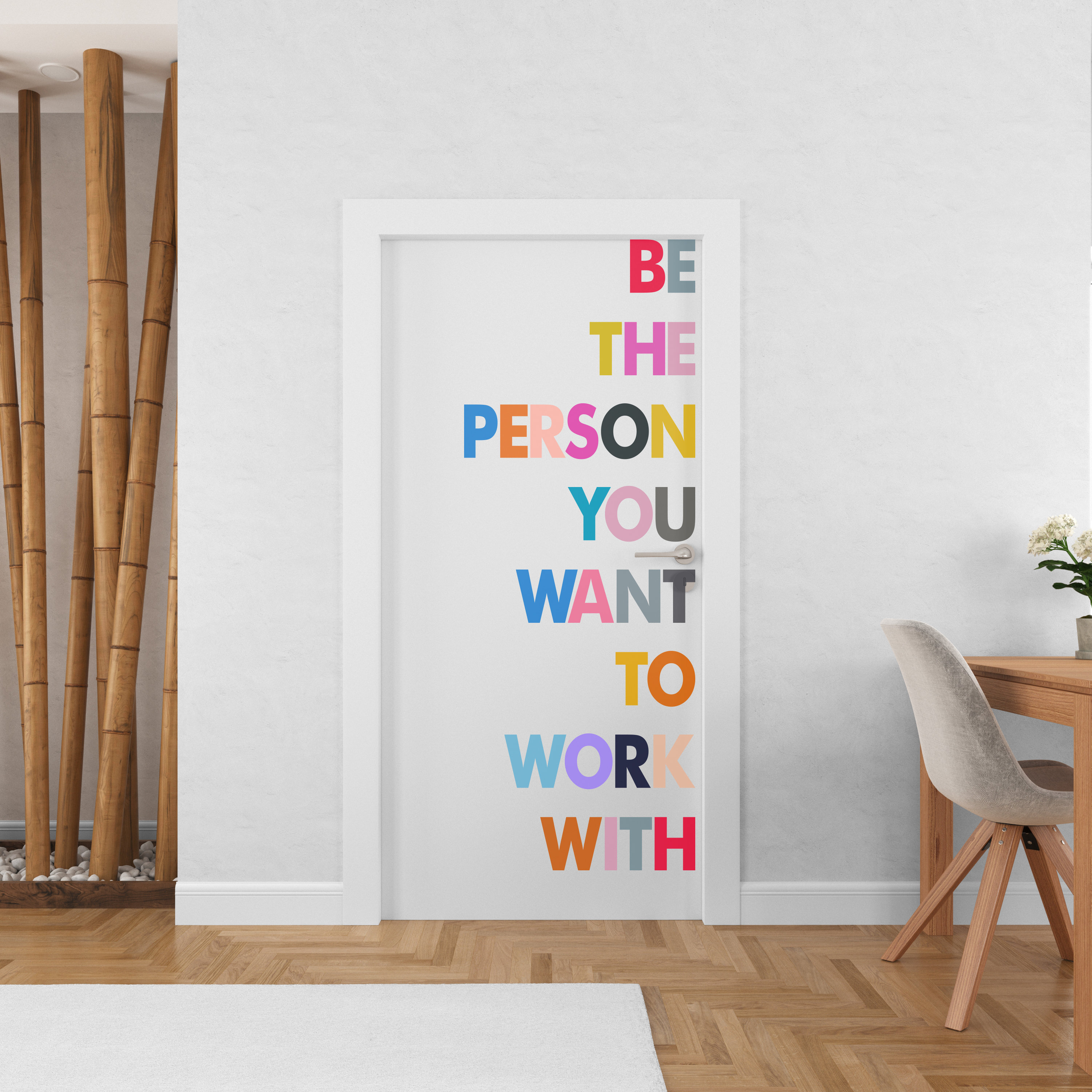 Trinx Be The Person You Want To Work With Motivational Inspirational ...