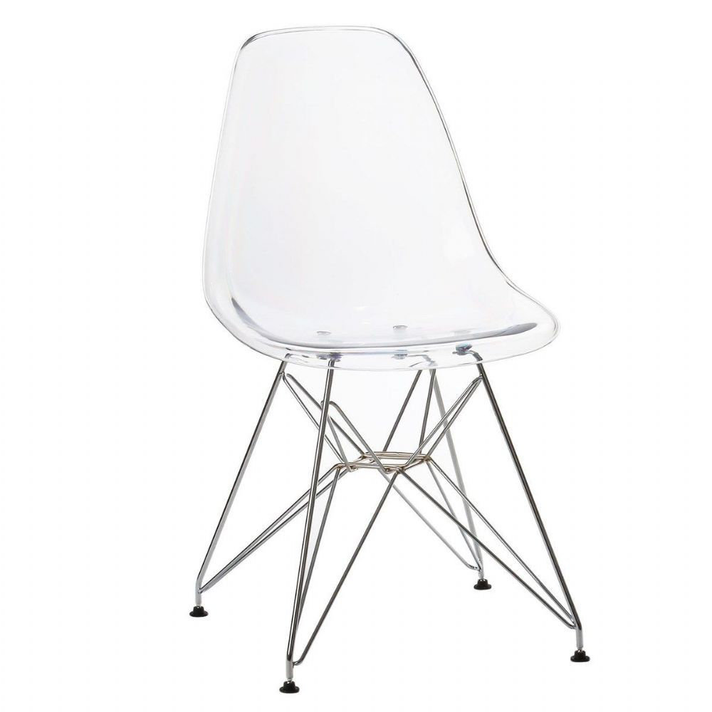 Wrought Studio™ Mack Side Chair in Clear | Wayfair