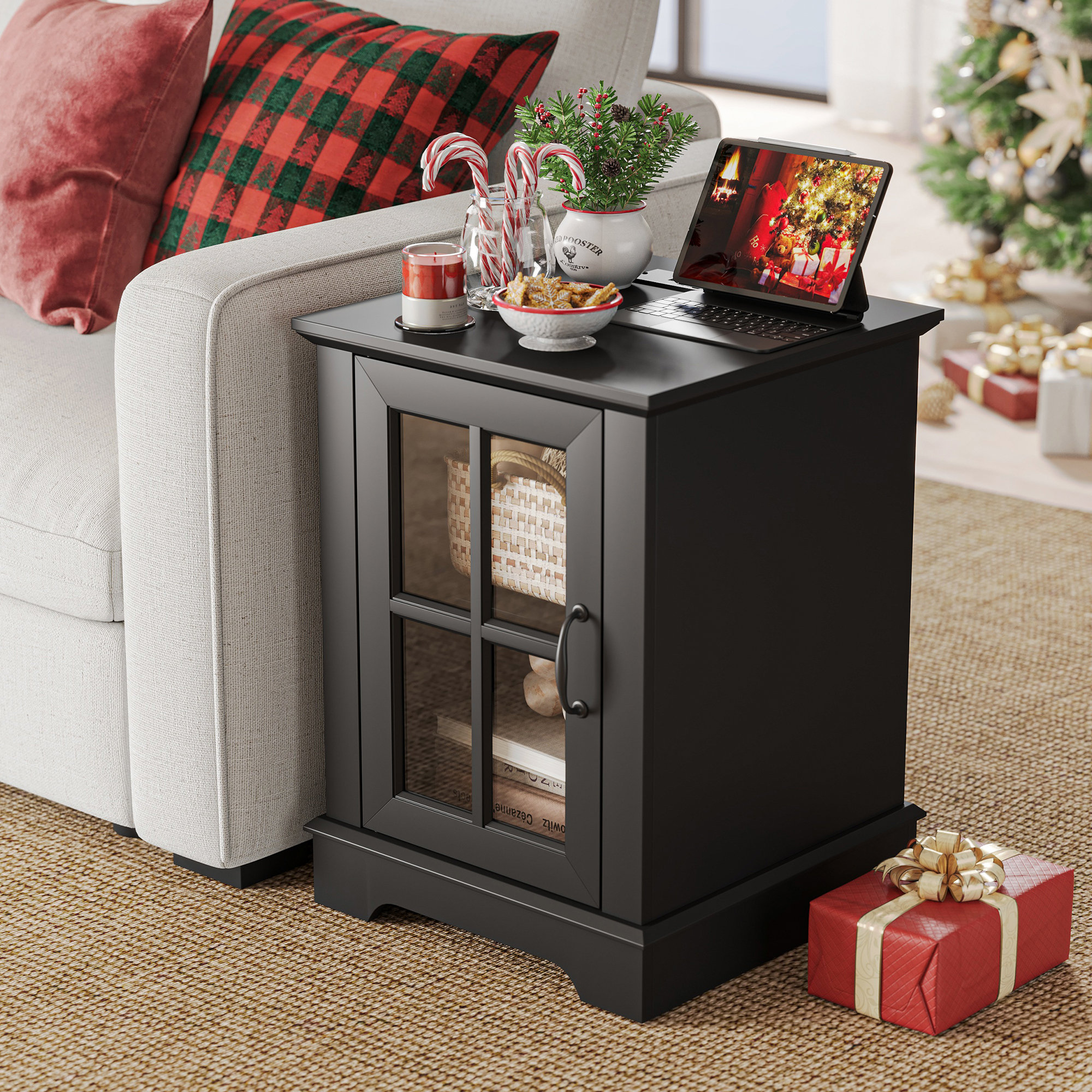 Winston Porter 18" End Table With Charging Station - Wayfair Canada