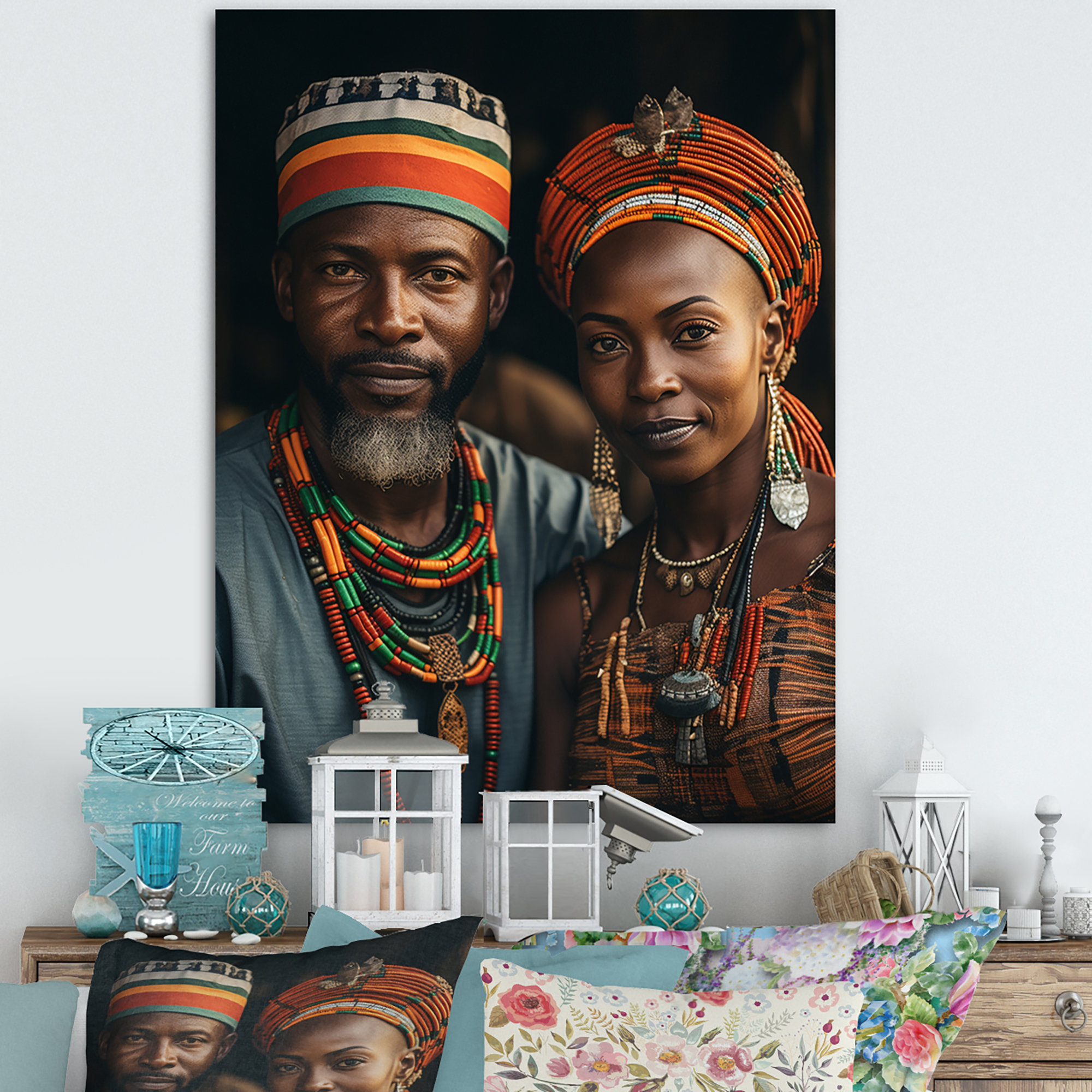 Ebern Designs African Tribes Ashanti Ghana II - Print on Canvas | Wayfair