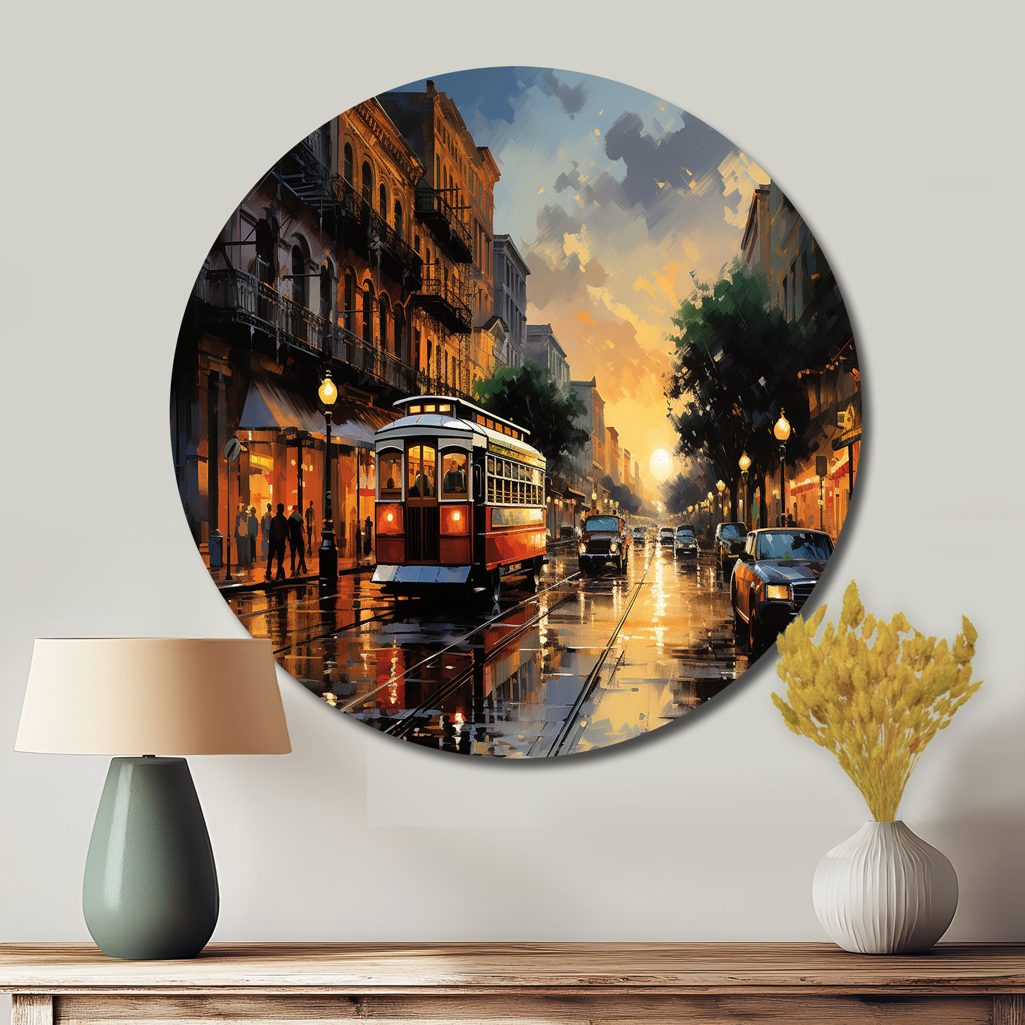 Design Art New Orleans Cityscape Comes Alive At Night I - Cityscapes ...