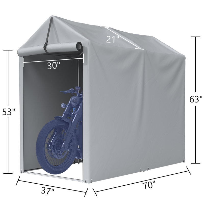 Homall 3 ft. 1 in. W x 5 ft. 10 in. D Portable Storage Shed & Reviews ...