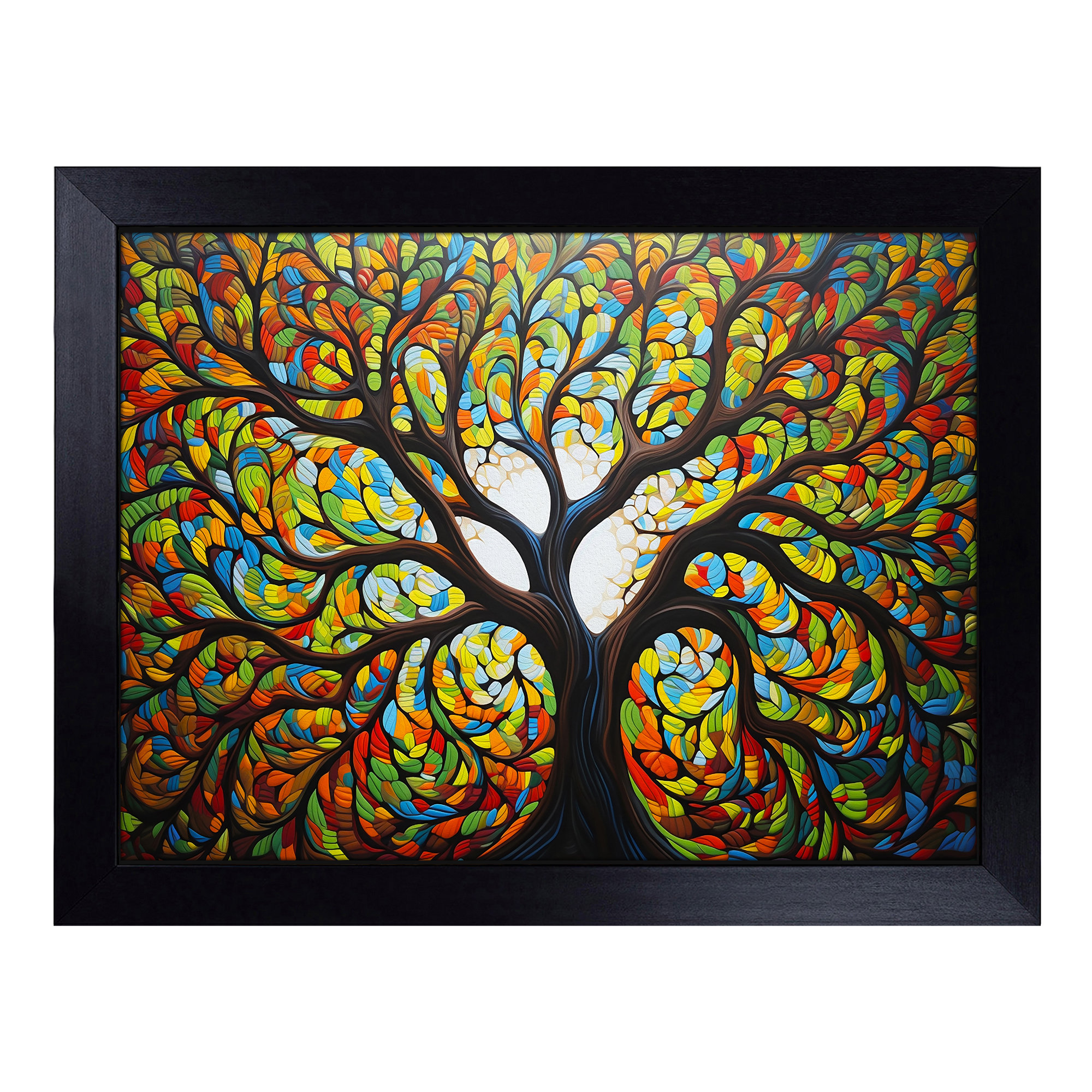 17 Stories Tree Op Art Lap Tray with Cushion | Wayfair.ie