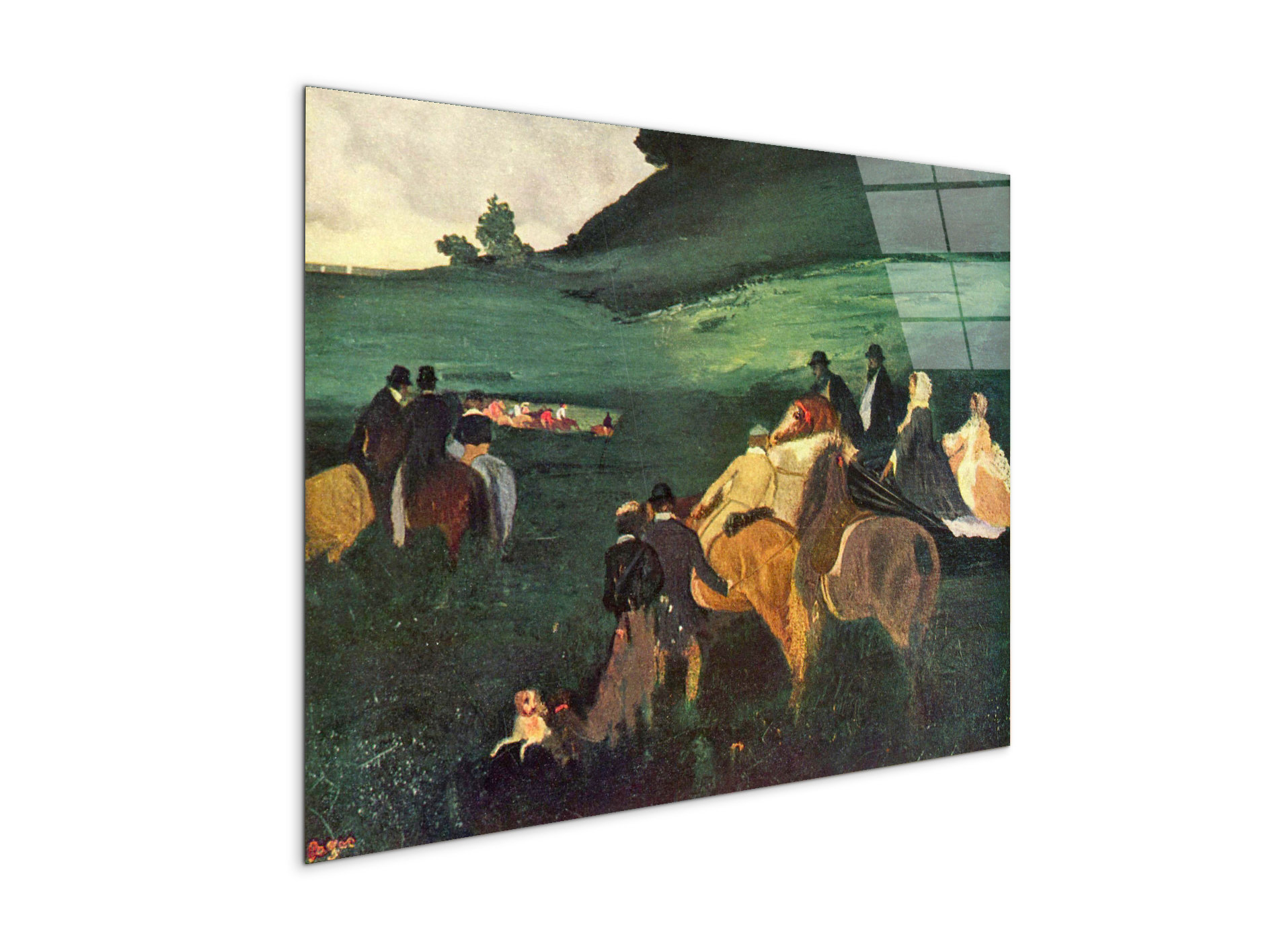 Ivy Bronx Riders in the landscape by Degas Edgar 57cm H X 76cm W ...