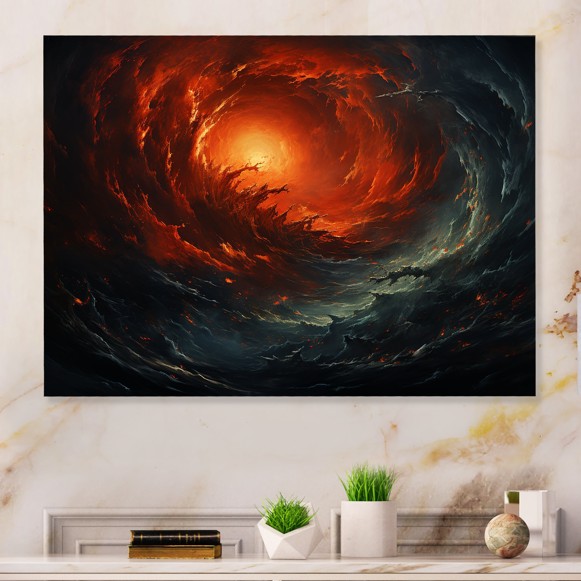Design Art Infernal Inflection Spiral - Abstract Spirals Metal Wall Art ...