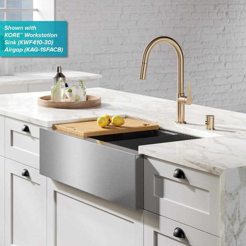 KRAUS Oletto Single Handle Pull Down Kitchen Faucet & Reviews | Joss & Main