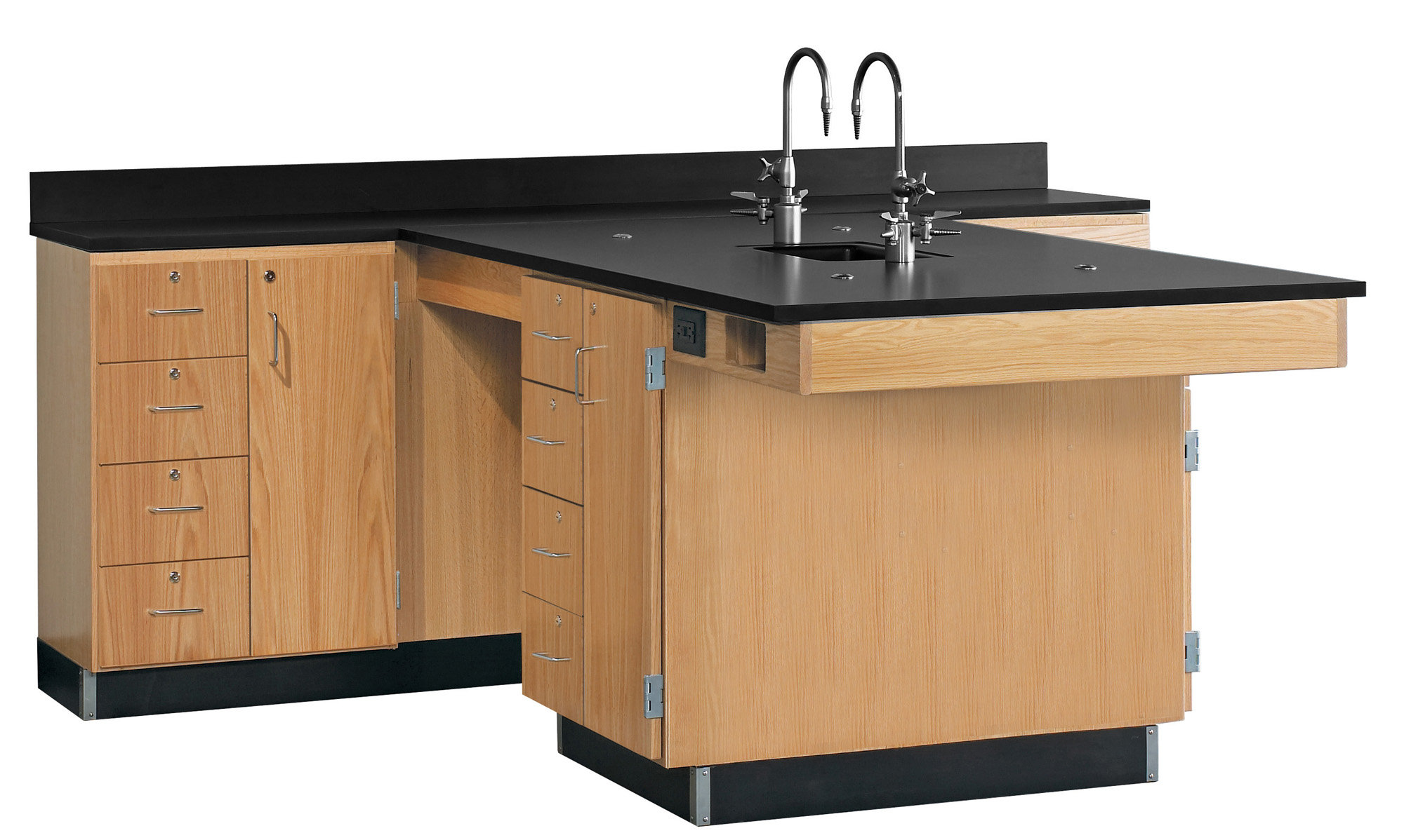 Diversified Woodcrafts Perimeter Workstation | Wayfair