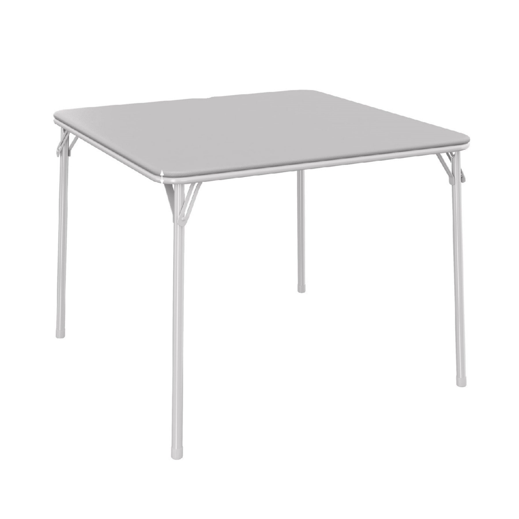 JETEHO 33.6" Portable Square Folding Card Table, With PU Soft Cushion ...