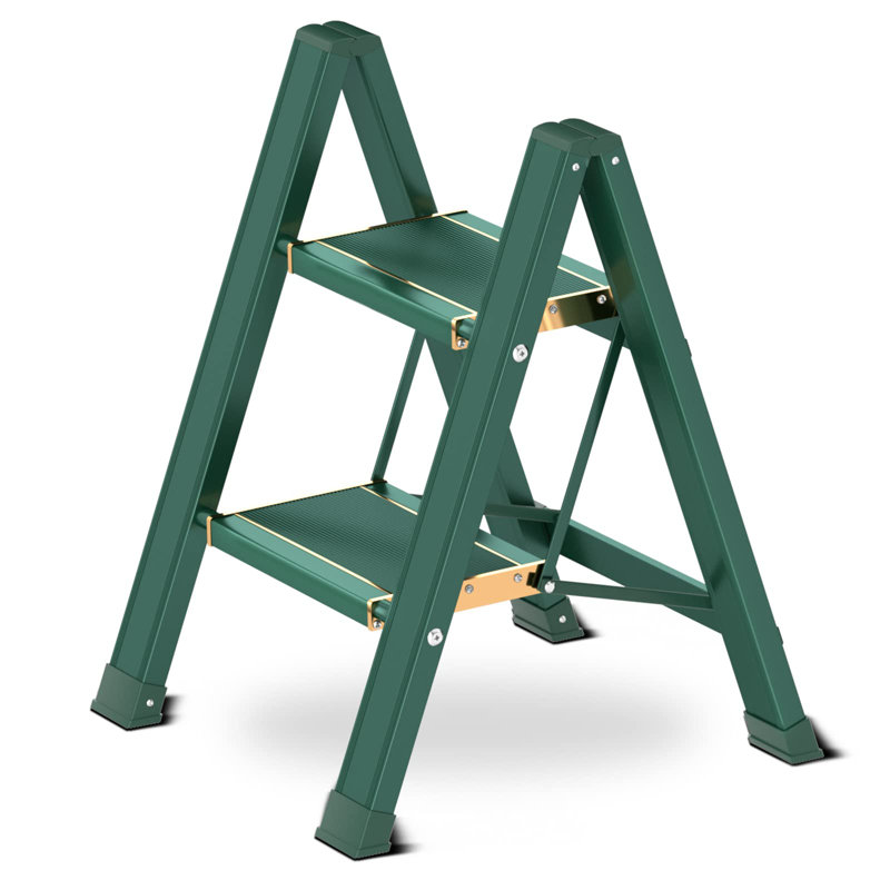 WFX Utility™ 2 - Step Aluminum Folding Small Step Ladder | Wayfair