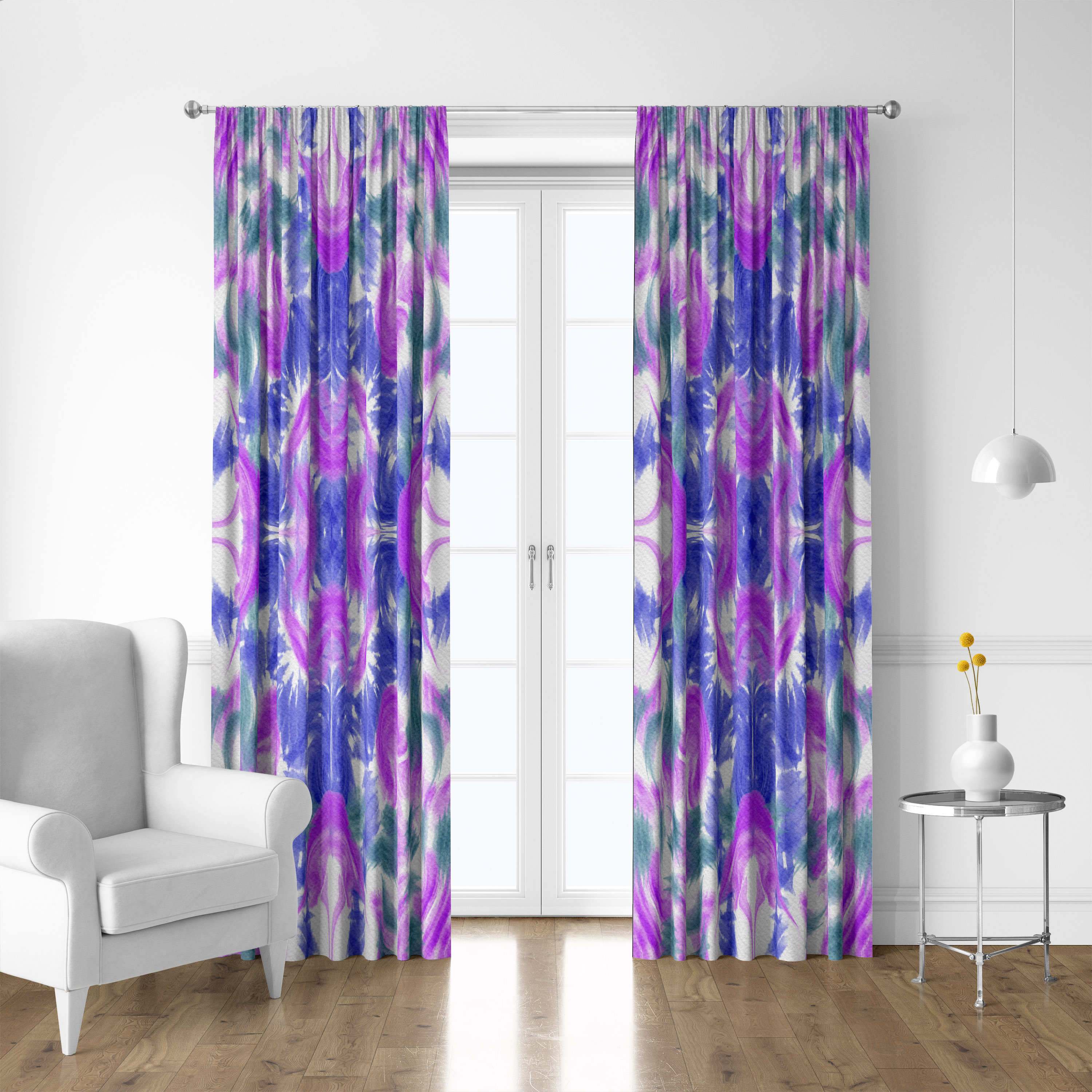 Folk N Funky Polyester Curtain | Wayfair