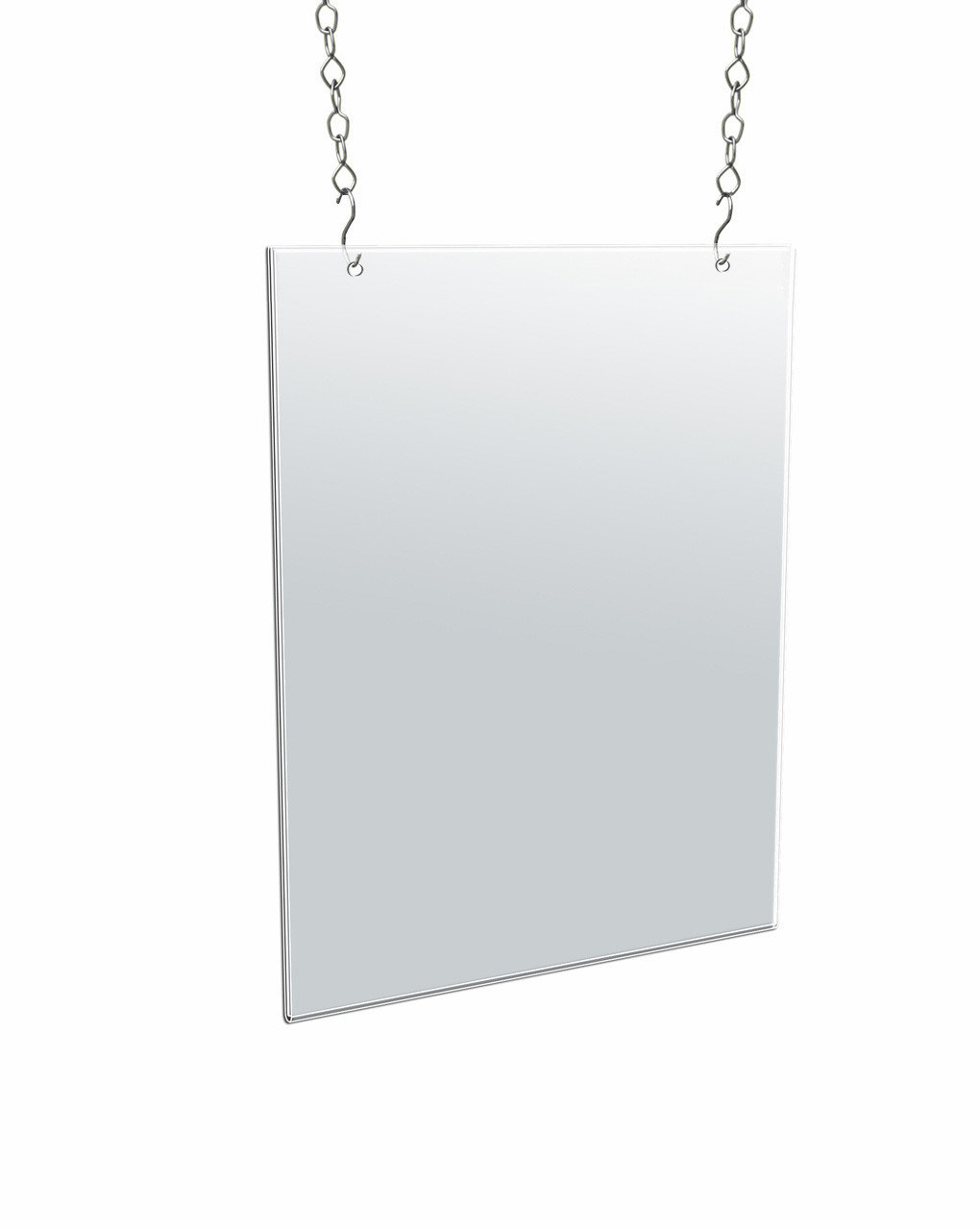 Azar Displays Clear Acrylic Hanging Ceiling Poster Frame 11" Wide X 14 ...