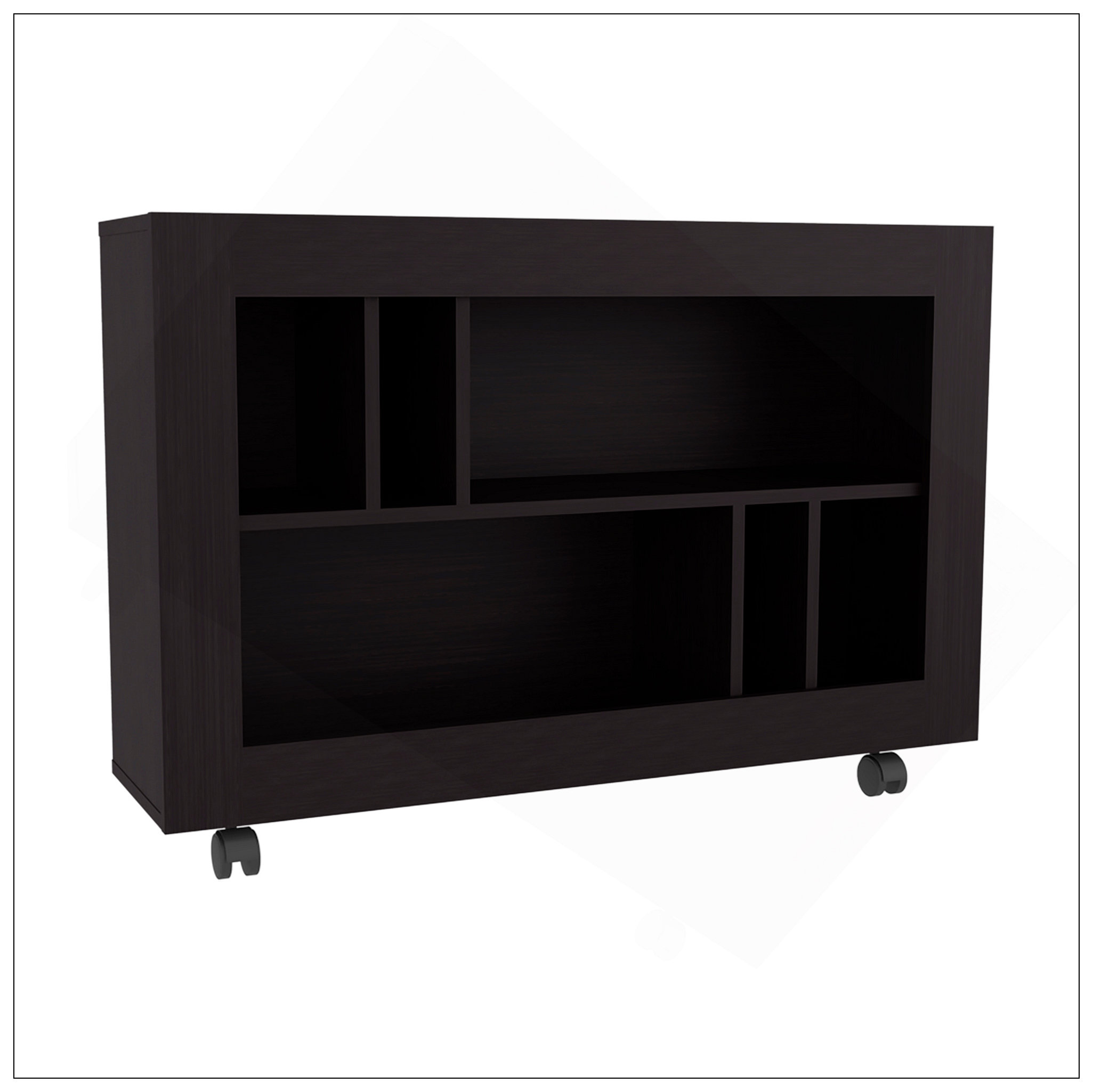Latitude Run® Console Table Cart, 5 Shelves, 4 Casters | Wayfair