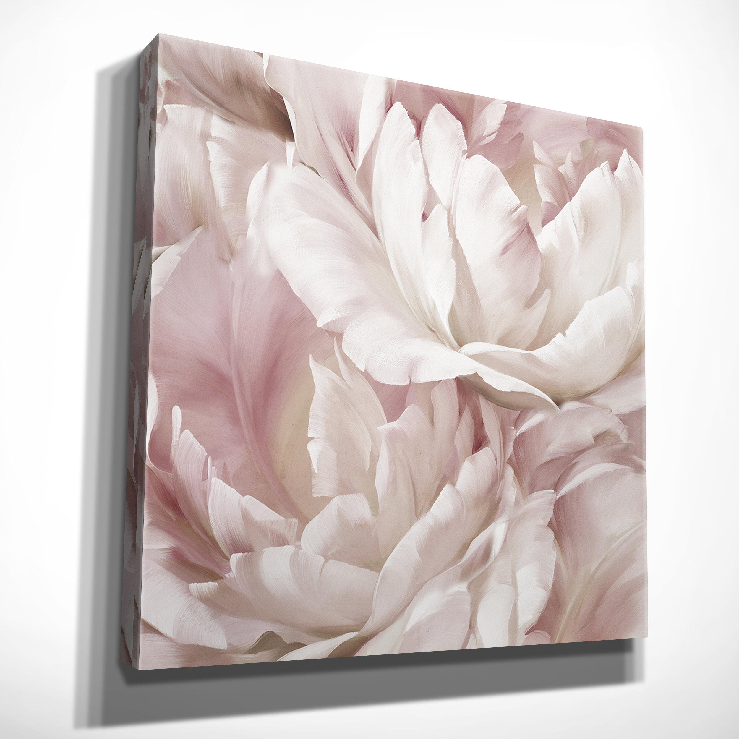 Willa Arlo™ Interiors 'Intimate Blush IV' Oil Painting Print on Wrapped ...