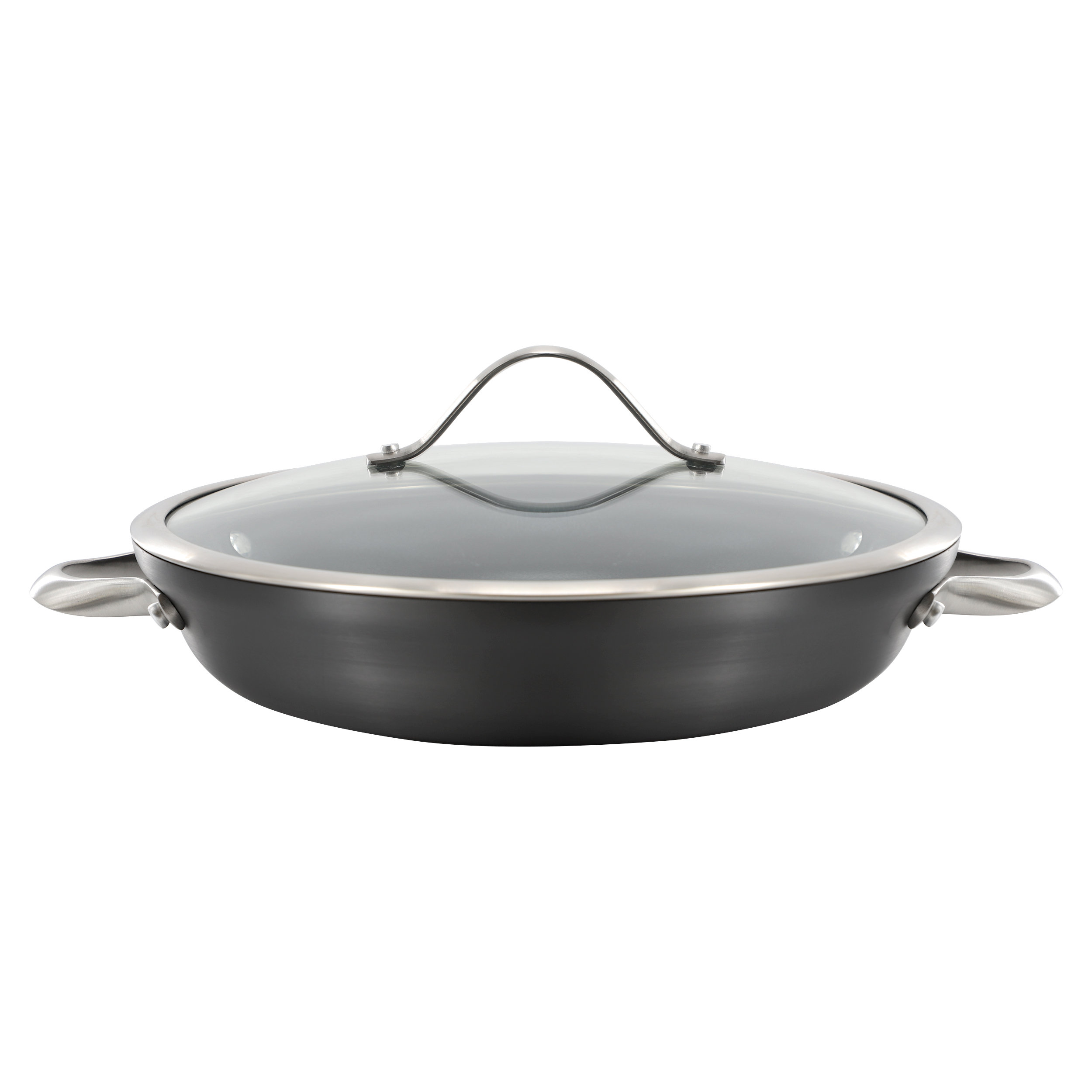 Calphalon Signature™ Hard-Anodized Aluminum Nonstick 12" Sauteuse Pan ...