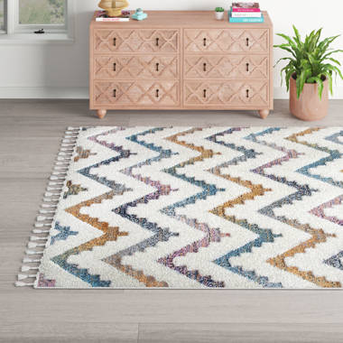 Orange Chevron Carpets