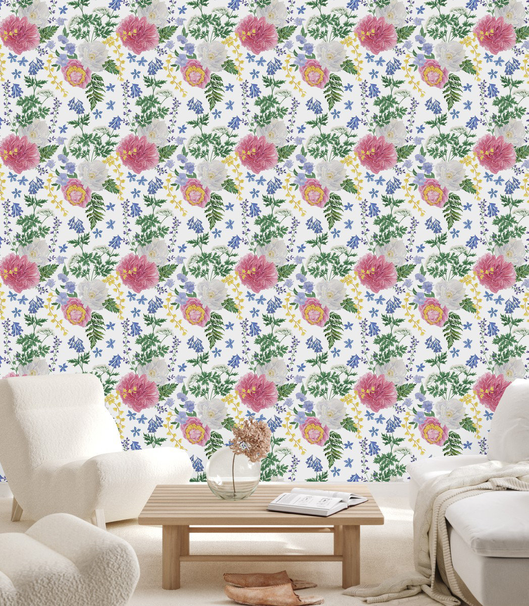 Red Barrel Studio® Izic Peel & Stick Floral Wallpaper - Wayfair Canada