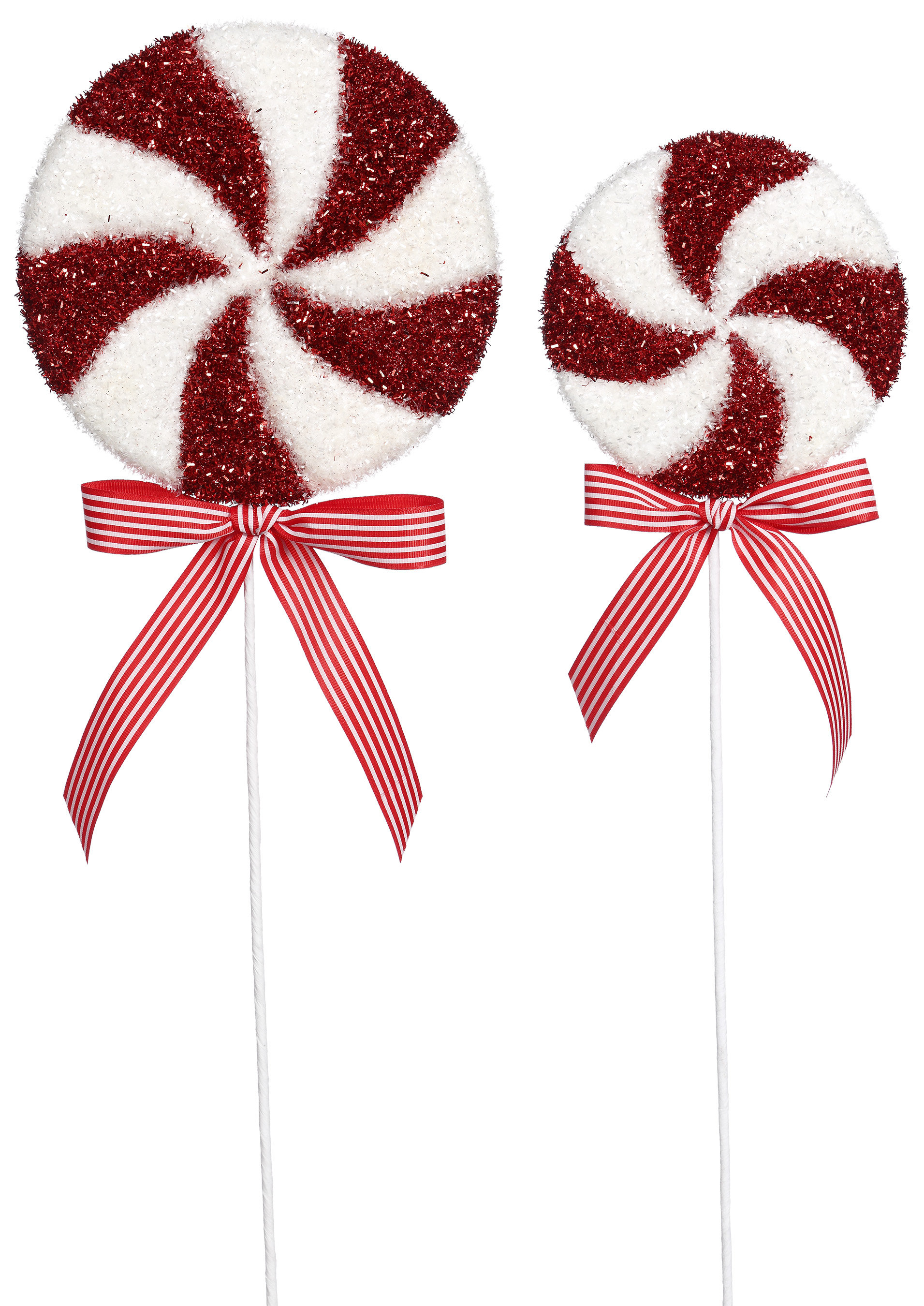 Mark Roberts Christmas 4 Piece Peppermint Pick Set - Wayfair Canada