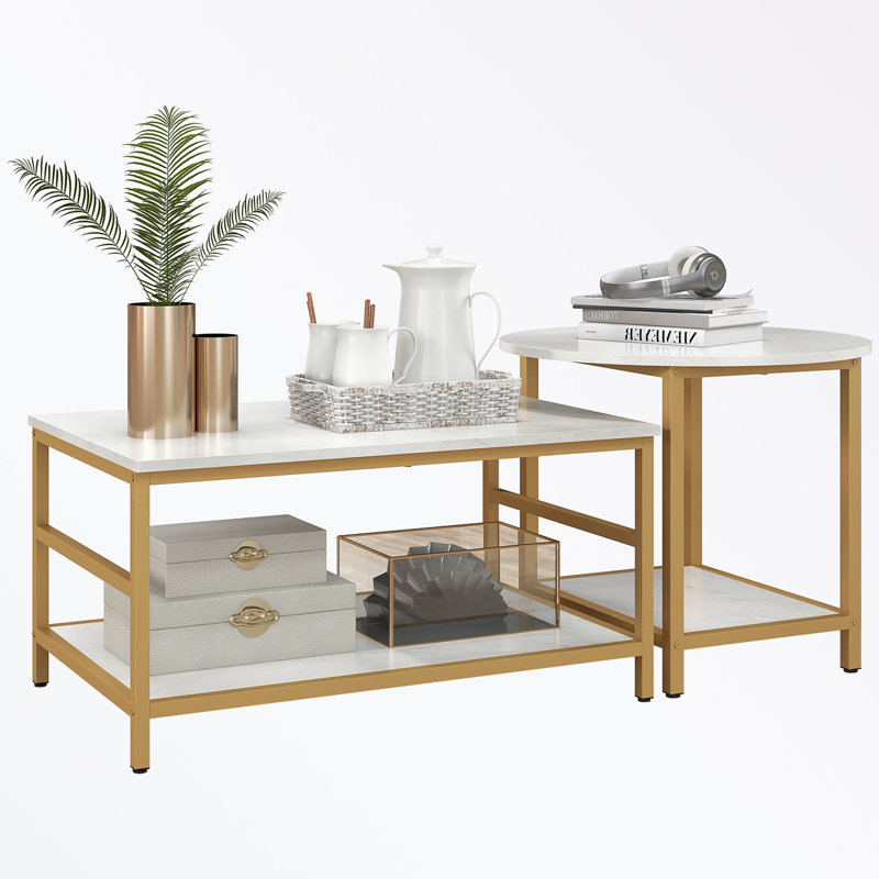 Mercer41 Pauleth Nesting Coffee Table | Wayfair