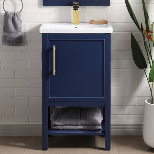 Blue Bathroom Vanities You'll Love | Wayfair