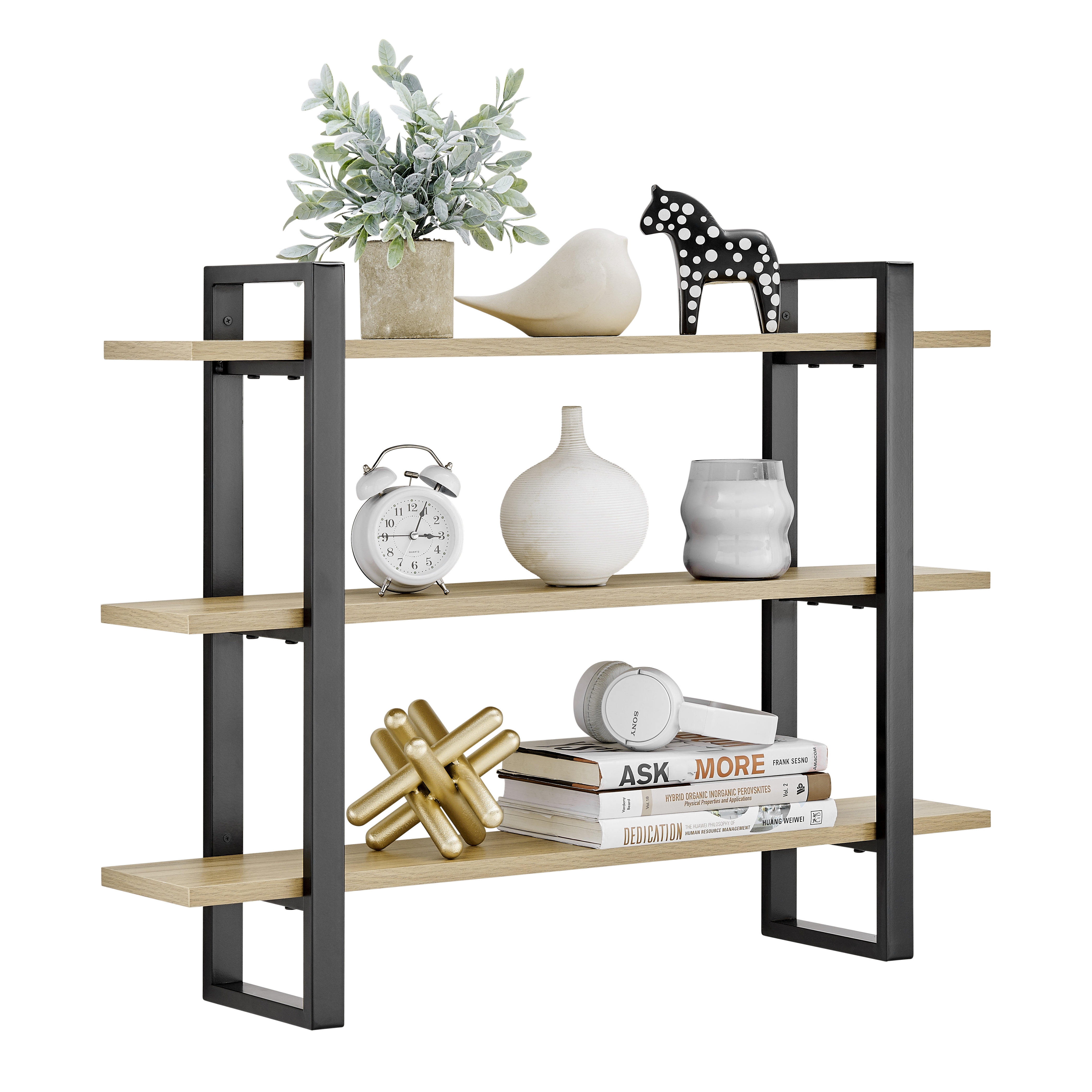 Latitude Run® Manfreda 3 Tier Floating Accent Shelf & Reviews | Wayfair