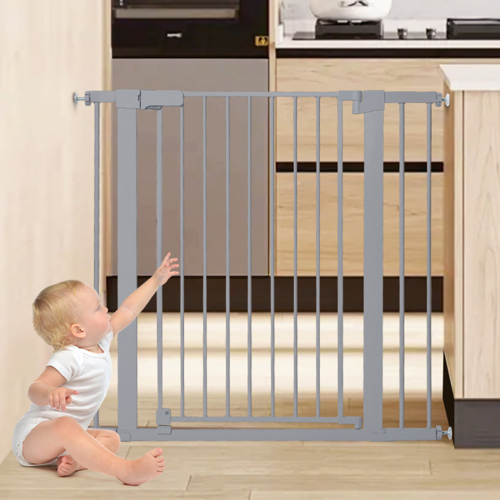 Tooca 36 Inches Extra Tall Safety Gates Pet Gates Gary | Wayfair