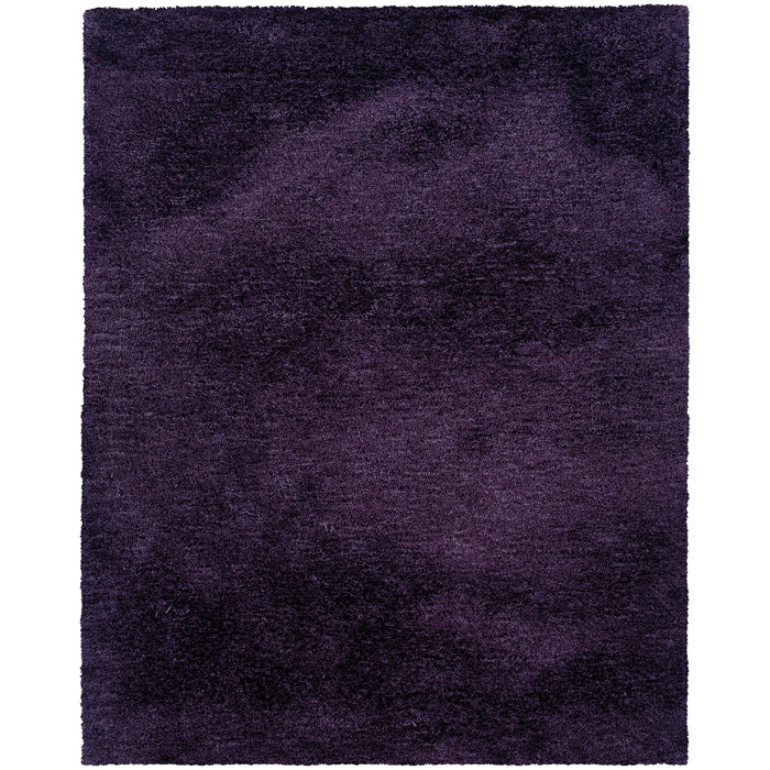 Latitude Run® Albritton Handmade Tufted Purple Area Rug & Reviews | Wayfair