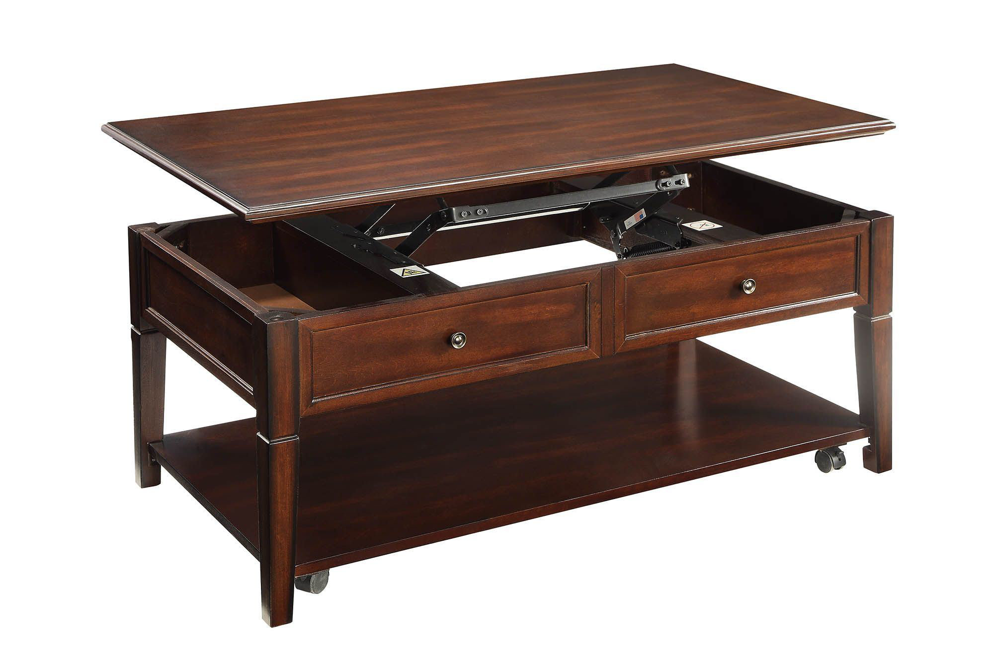 Bloomsbury Market Lefancy Malachi Coffee Table in Walnut | Wayfair