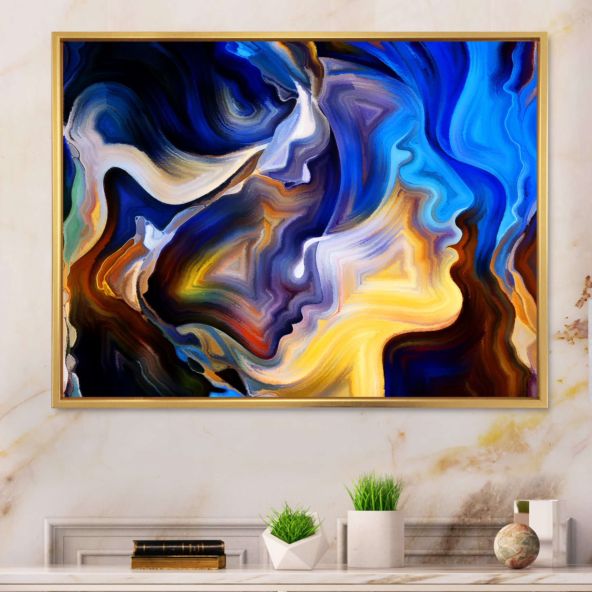 Wrought Studio Visualization Of Inner Paint Iii - Modern & Contemporary ...