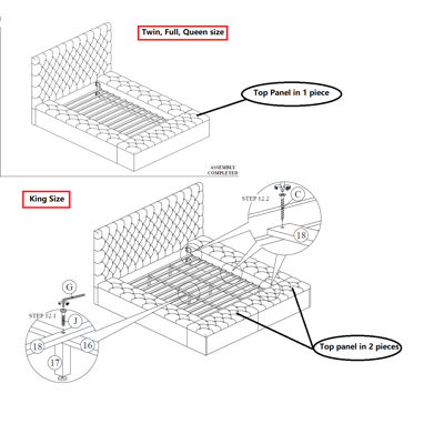 Etta Avenue™ Zaniyah Tufted Upholstered Low Profile Storage Platform ...