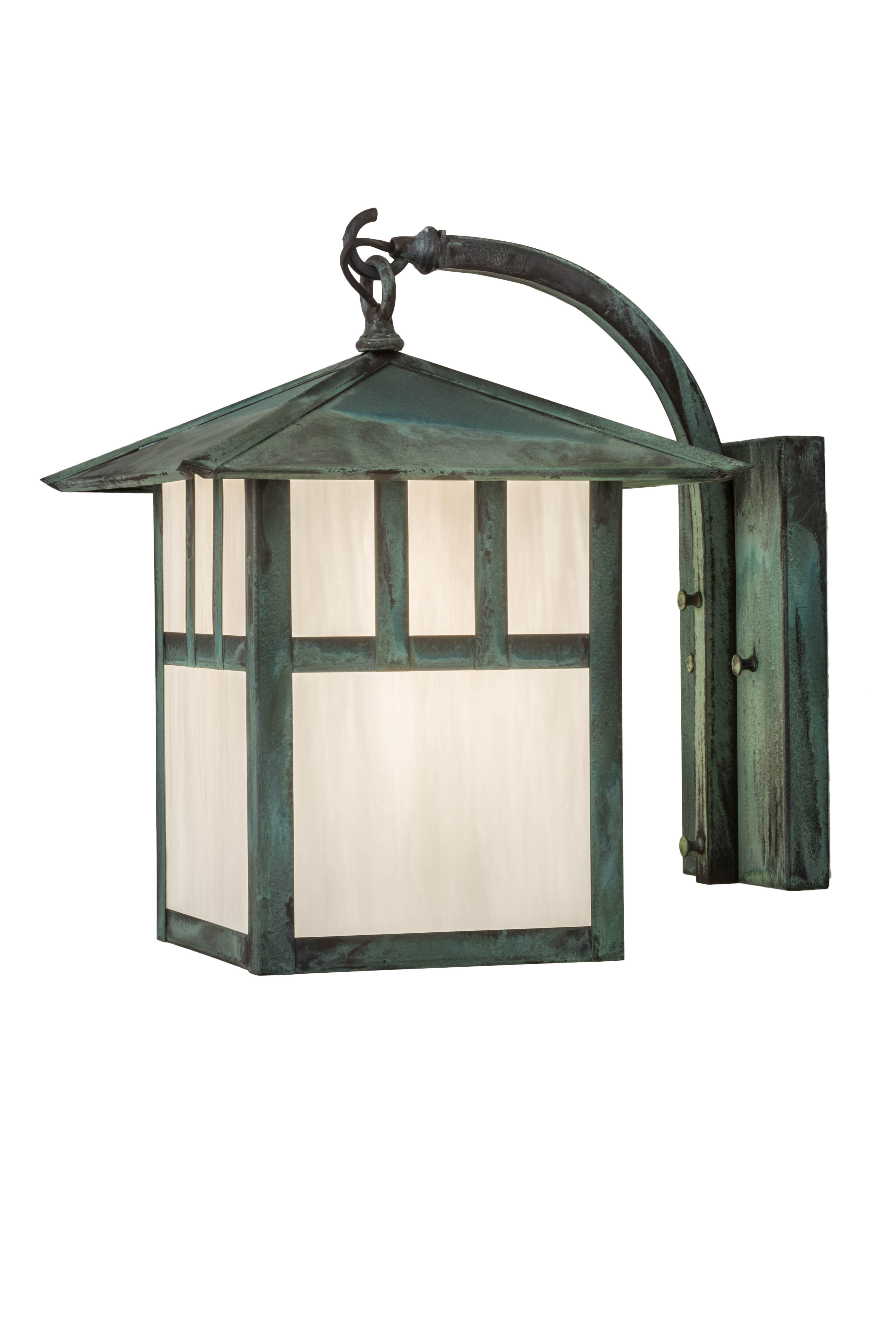 Meyda Lighting Seneca 1 - Light Dimmable Verdi Armed Sconce | Wayfair