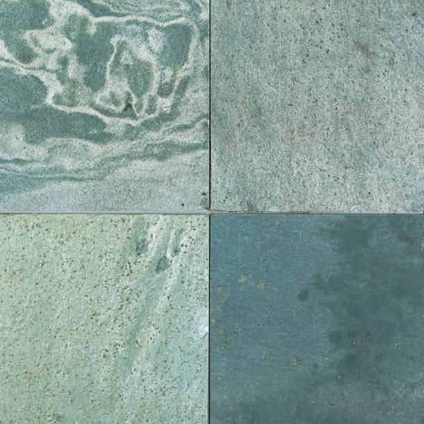 Stone & Tile Shoppe, Inc. Medium Green Polished 12" x 12" Marble Stone ...