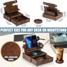 Fashion Finesse Wood Phone Docking Station For Up To 3 Phones ...