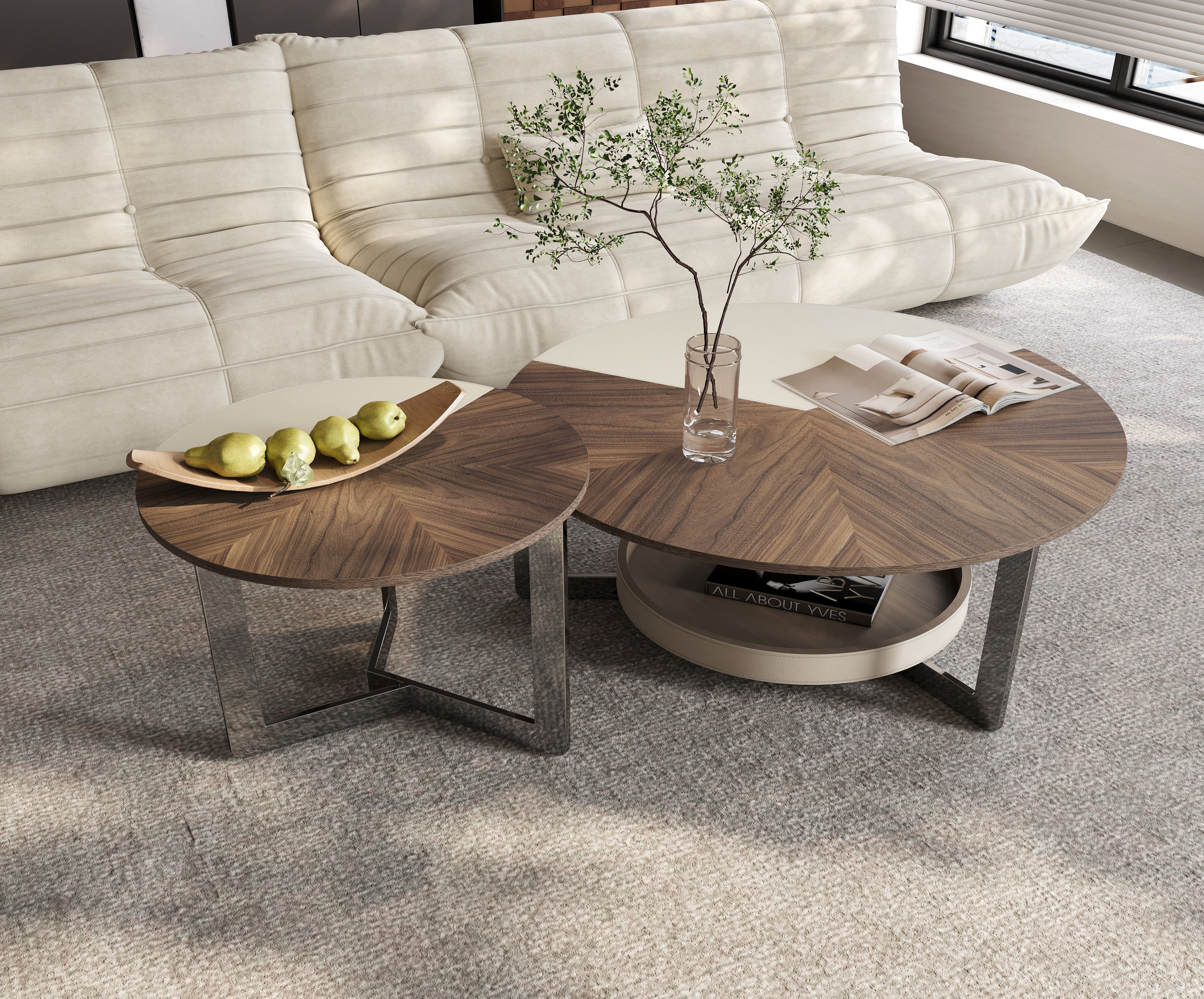 Brayden Studio® Round Coffee Table Modern | Wayfair