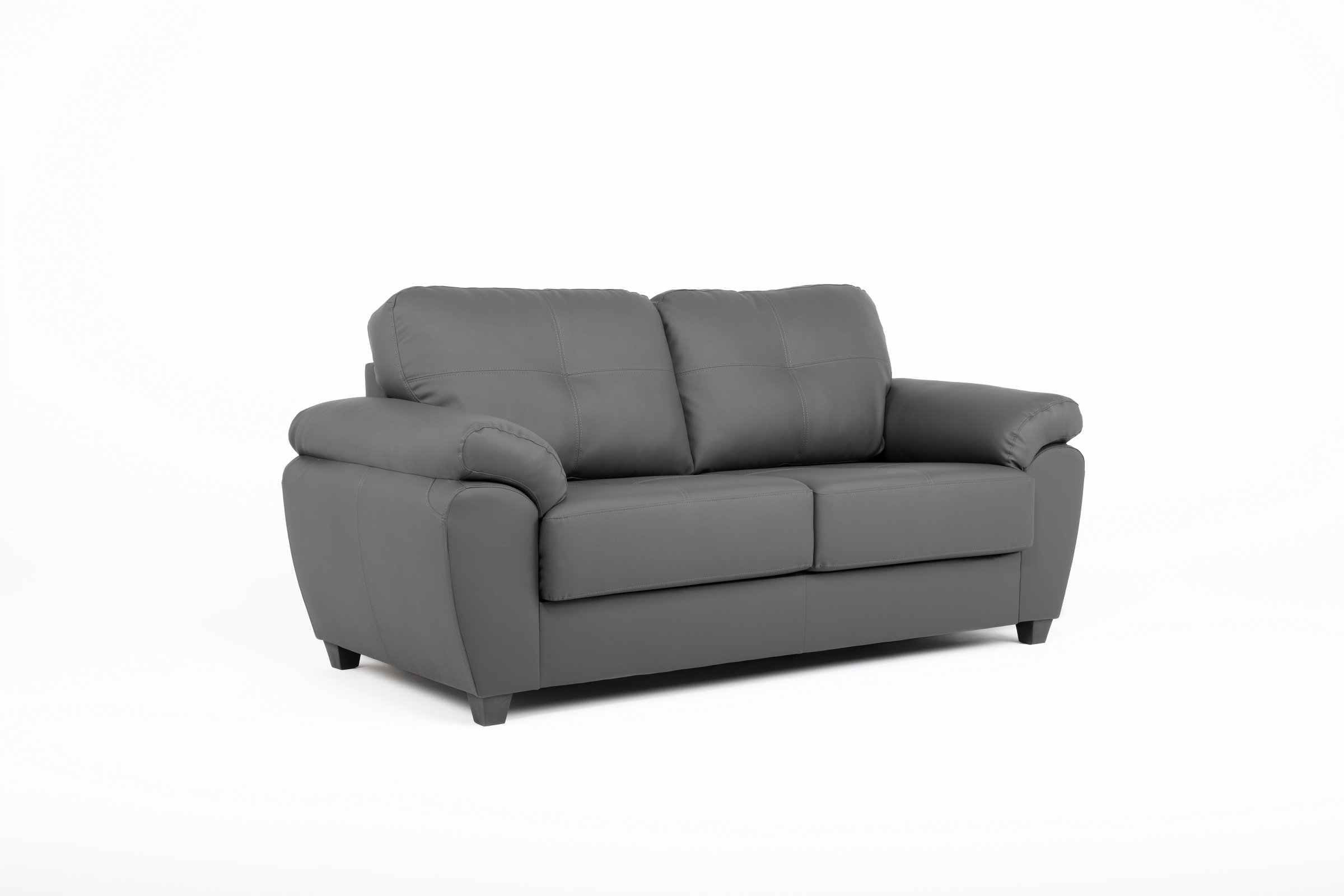 Ebern Designs Capri 3 Seater Sofa Faux Leather | Wayfair.co.uk