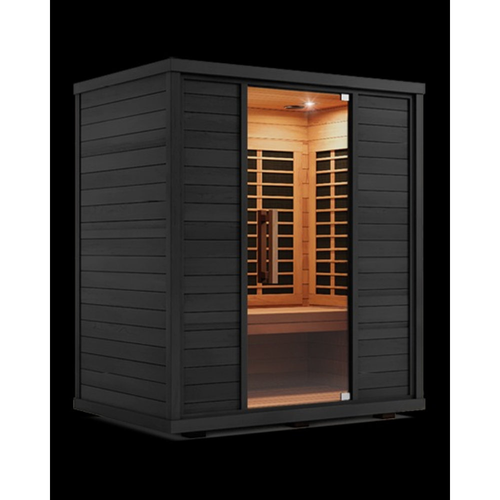 Sun Home Saunas Sun Home Equinox™ 3-Person Full-Spectrum Infrared Sauna ...