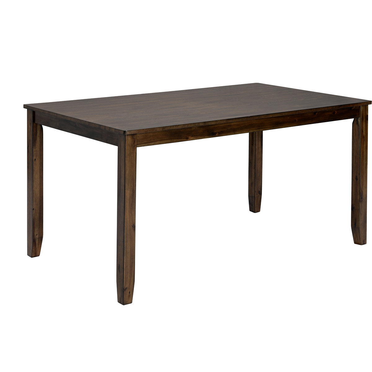 Winston Porter Wooden Dining Rectangular Table, Kitchen Table For Small Space, 4 Person Dining ...