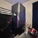 Symple Stuff Fruge 36''W x 96''H, 2-Panel Hanging Room Divider, Sheer ...