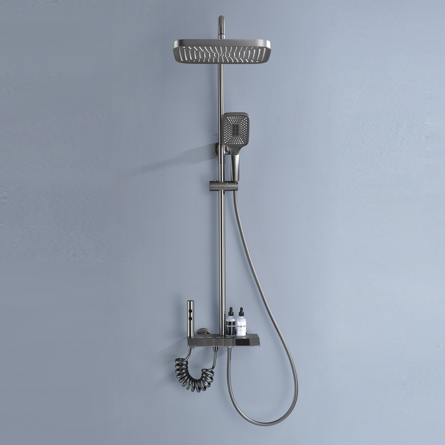 Lefton Thermostatic Complete Shower System with Temperature Display ...