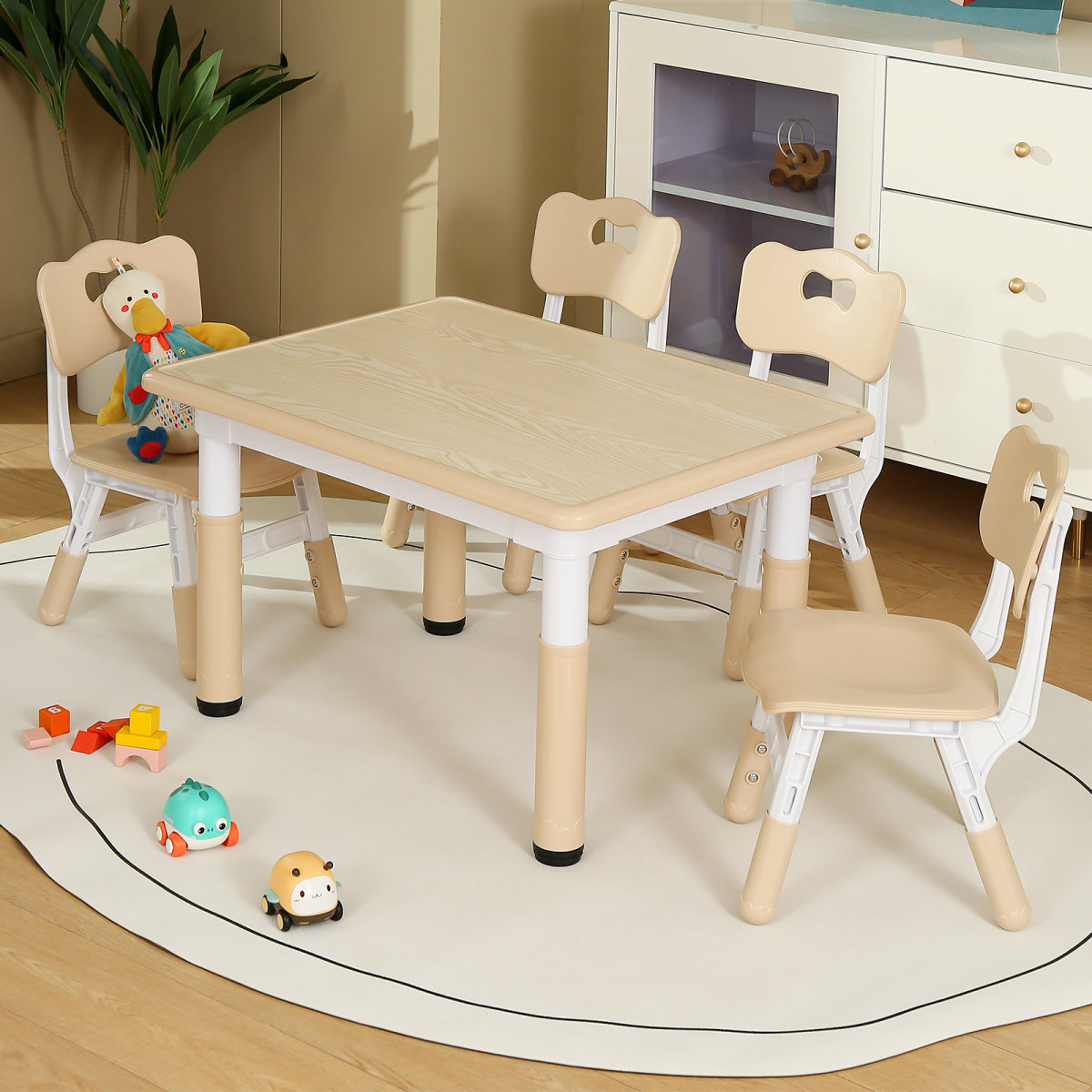 Zoomie Kids Buser 4 - Student Preschool Desk Or Activity Chair and ...