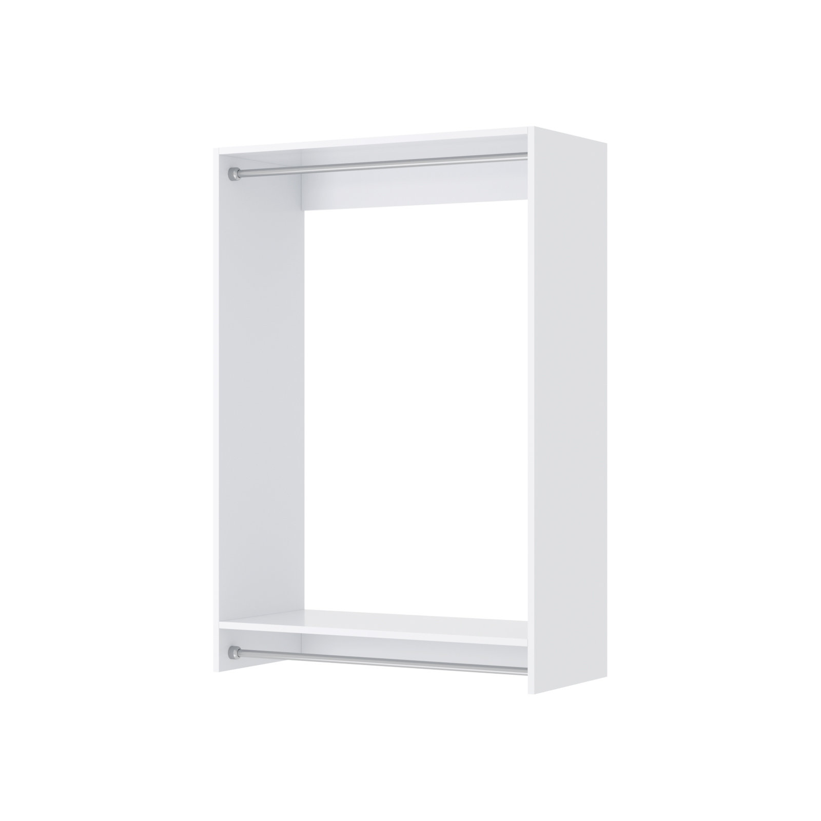 Latitude Run® Double Hanging Unit in White | Wayfair