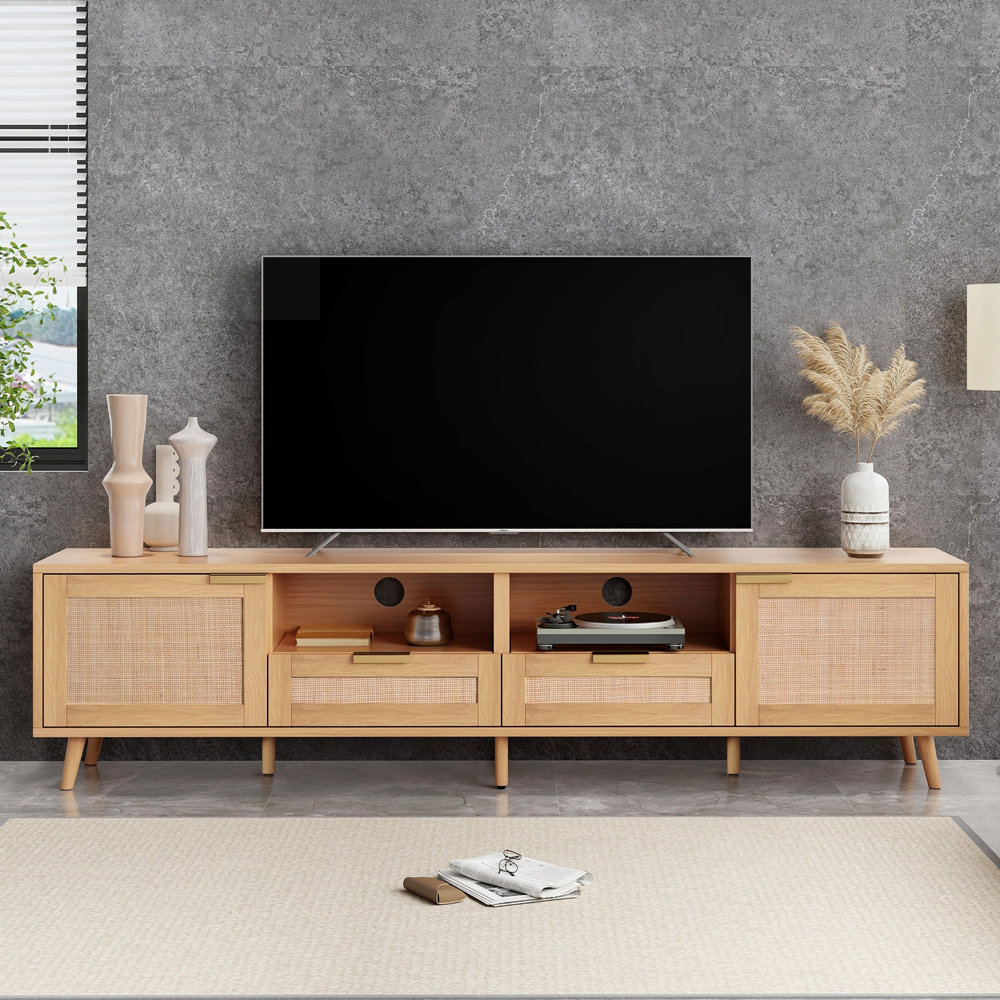 Bay Isle Home™ Antravion 78.8'' W Storage Credenza | Wayfair