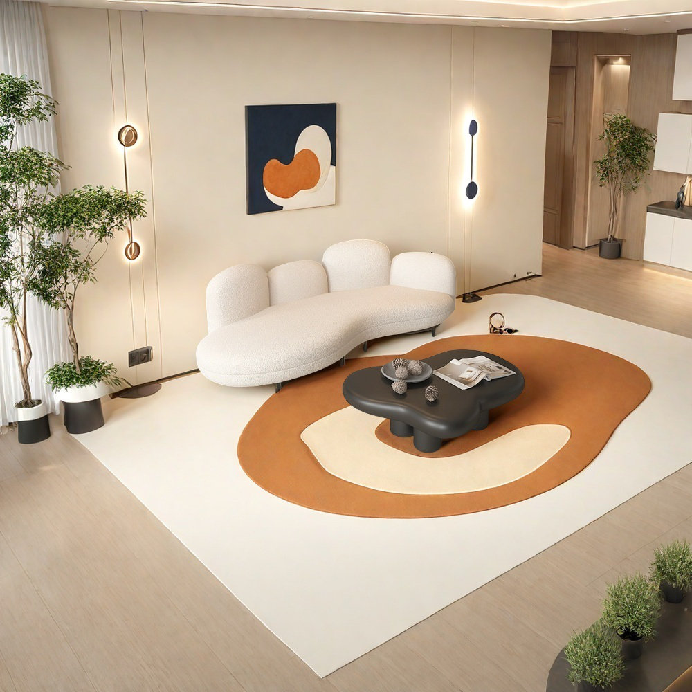 ANCOREY French cream style simple straight back sofa | Wayfair