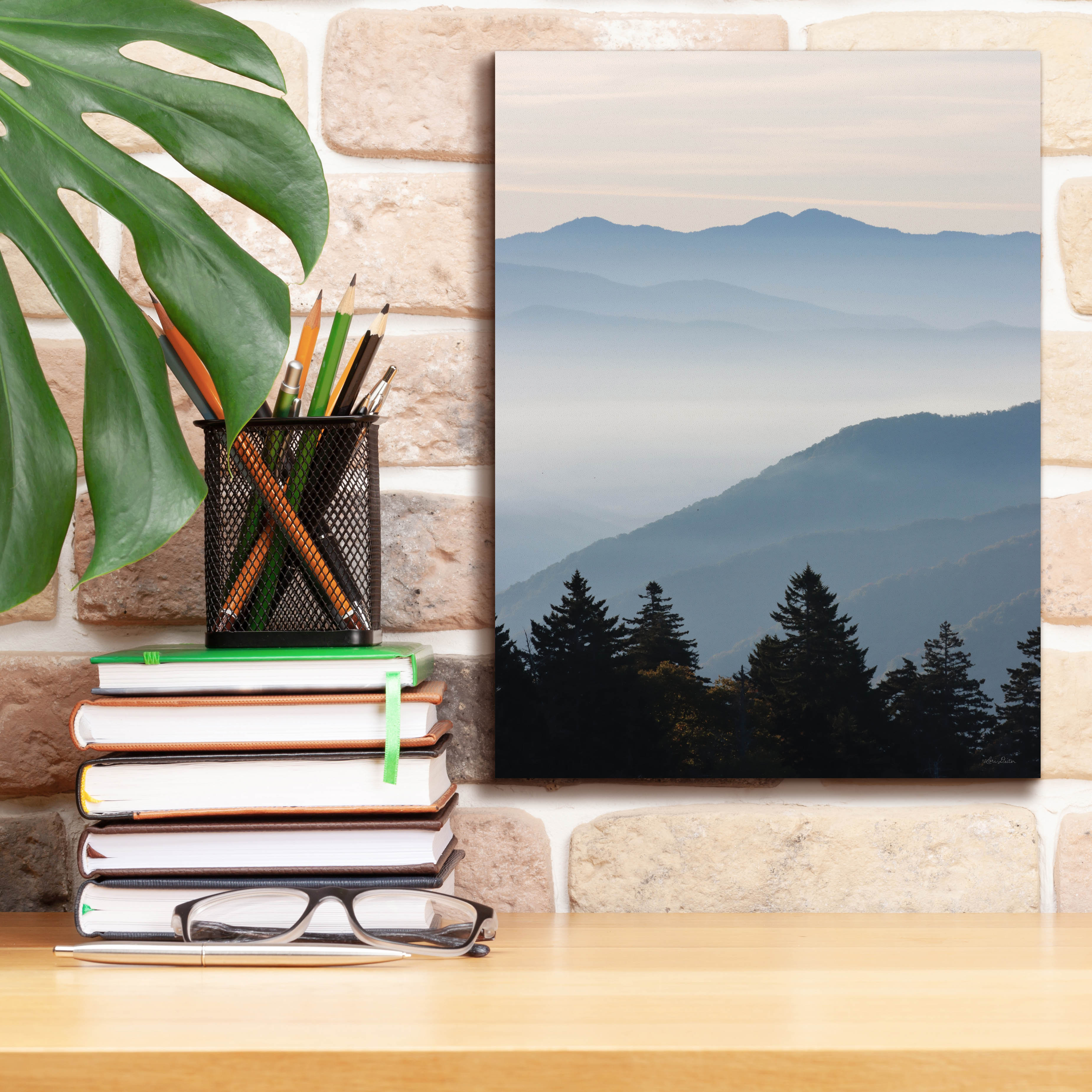 Millwood Pines Boswick Misty Blue Mountains by Lori Deiter | Wayfair