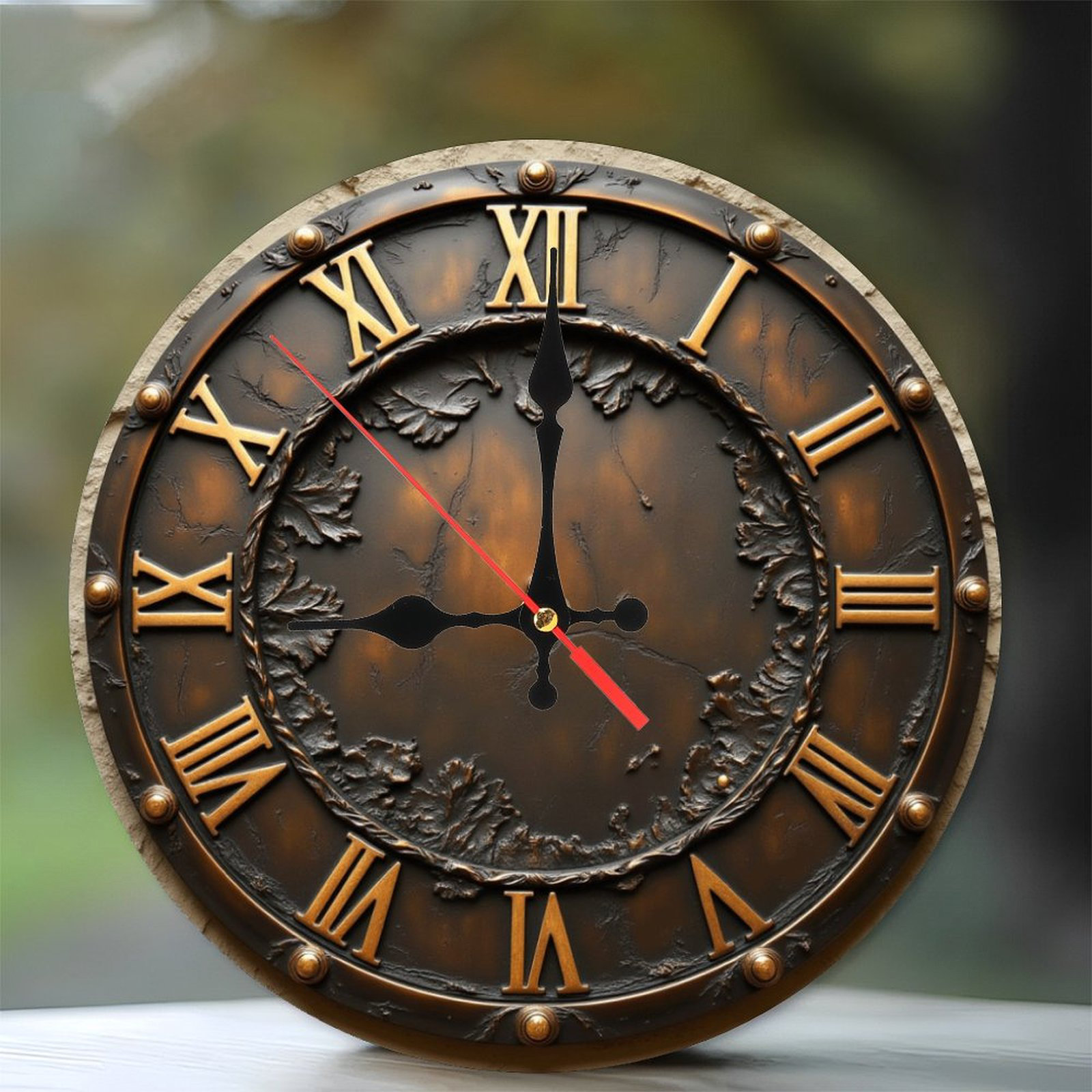 Trent Austin Design® 10'' Round MDF Wall Clock with Silent Quartz ...