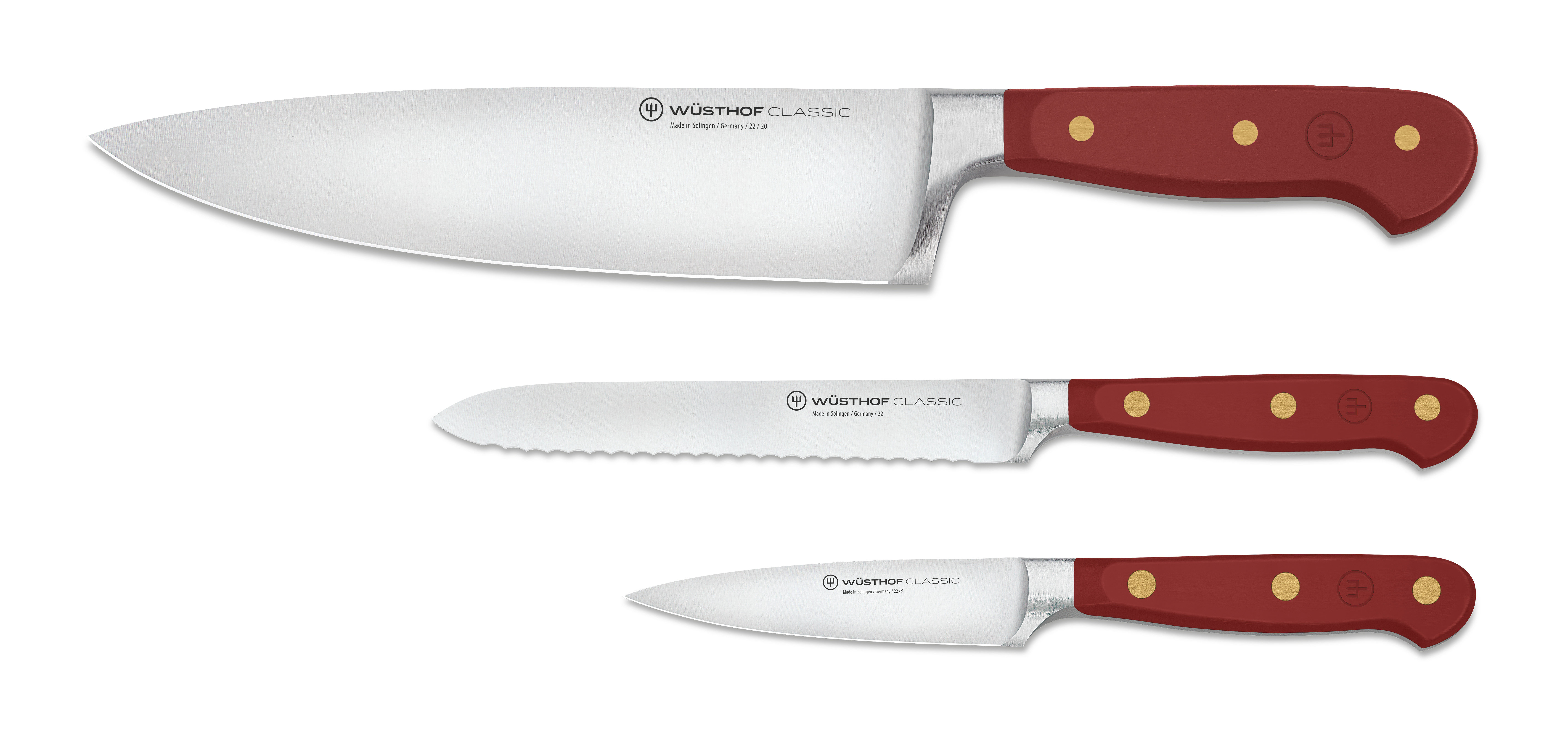 WÜSTHOF Classic Tasty Sumac 3-Piece Chef's Knife Set | Wayfair