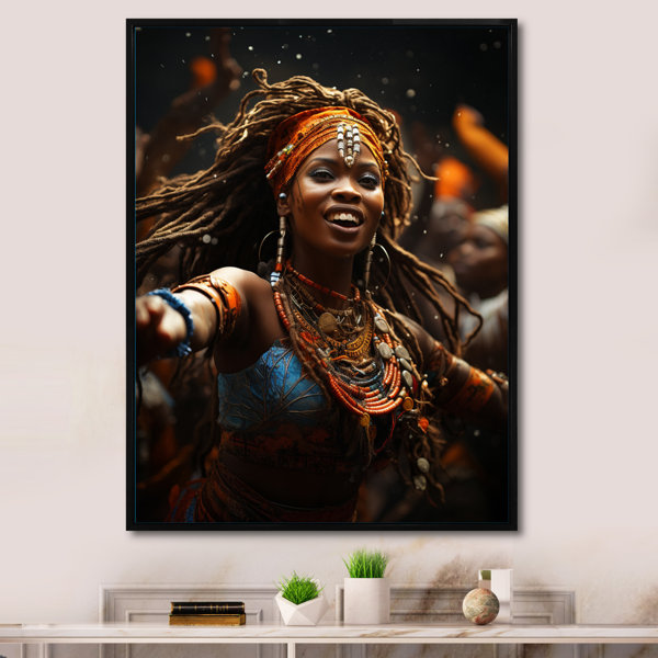 Dakota Fields Weintraub " Tribal Woman Dance " | Wayfair