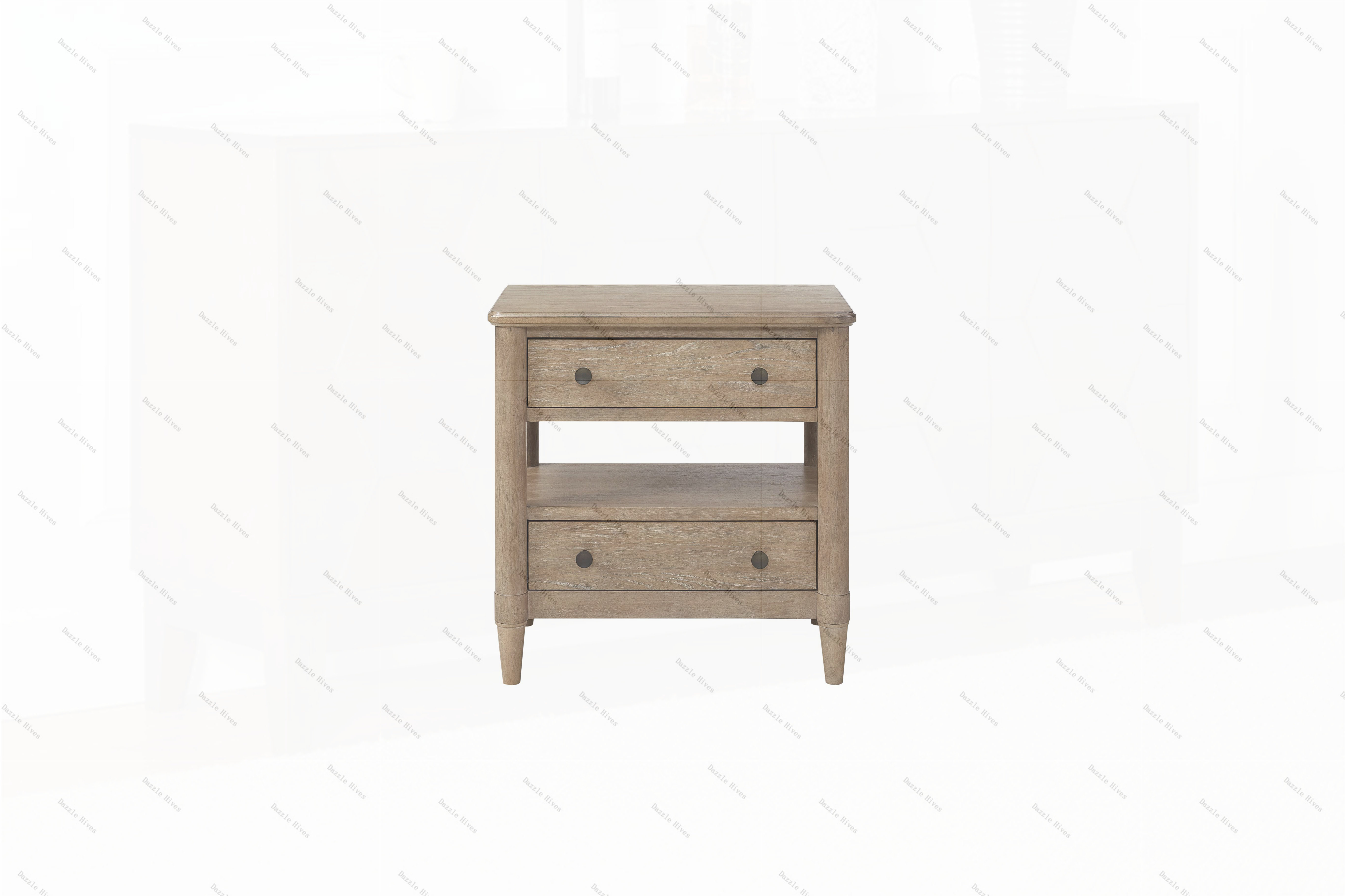 Corrigan Studio® Open Nightstand With 2 Drawers | Wayfair
