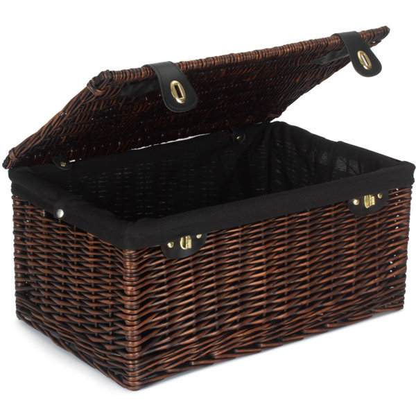 August Grove Wicker Crate | Wayfair.co.uk
