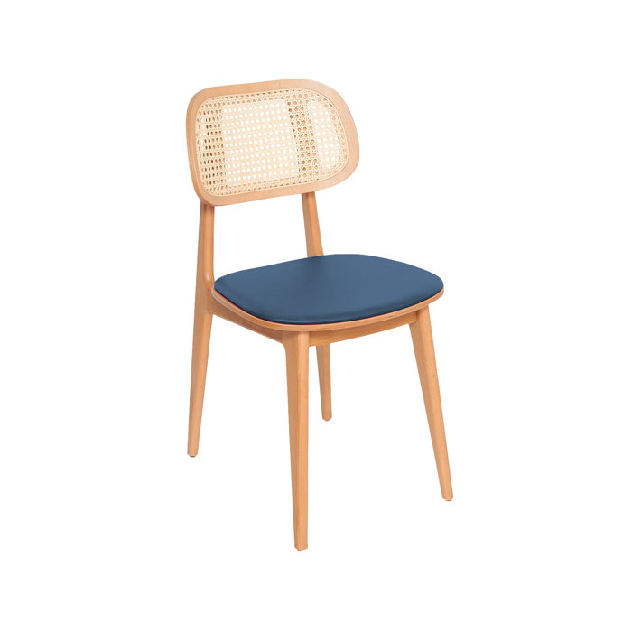 BFMSEATING Emma Cane Upholstered Cane Back Side Chair | Wayfair