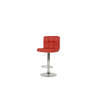 Red Barrel Studio® BAR STOOL In Red, Chrome | Wayfair